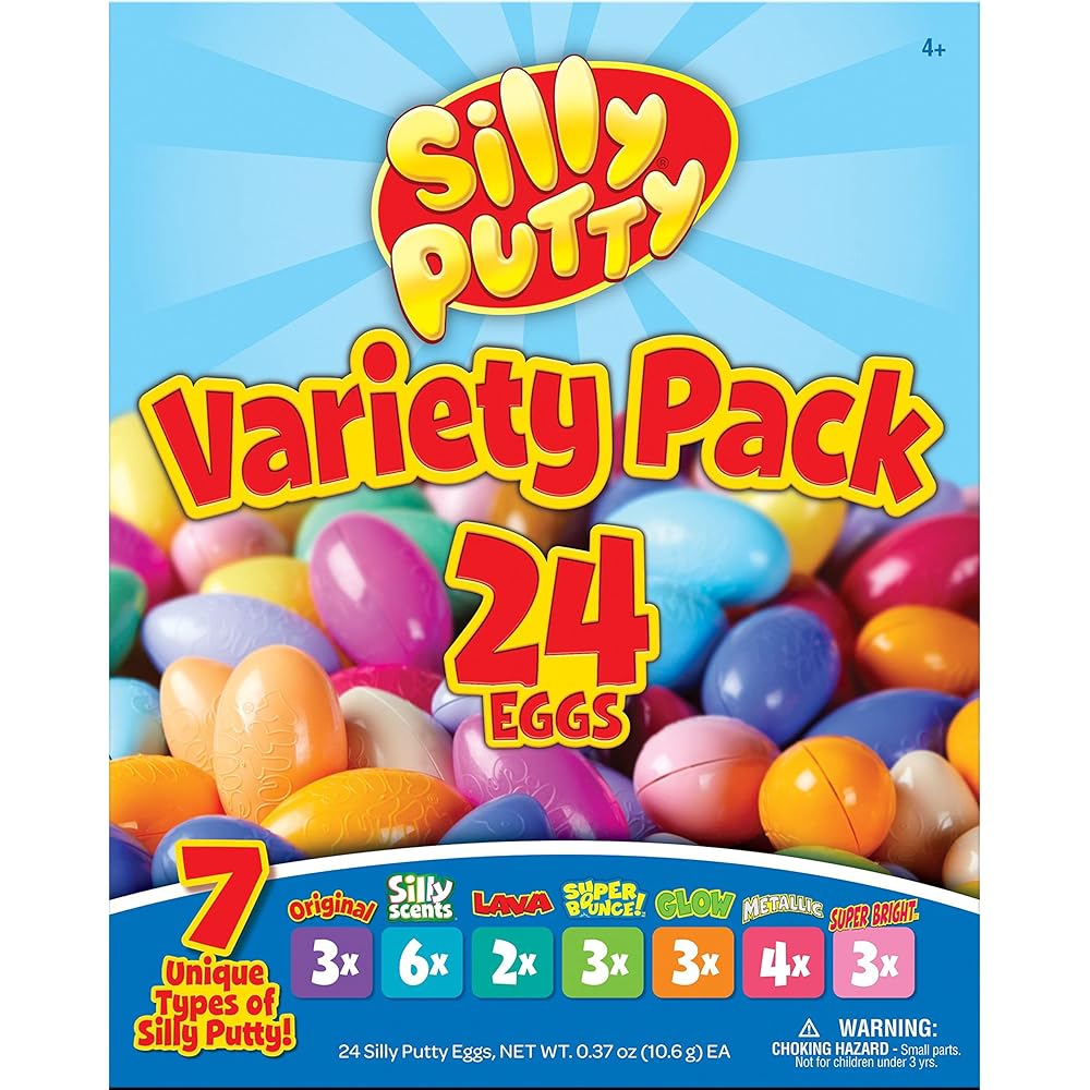 $5/mo - Finance Crayola Silly Putty Bulk Variety Pack (24ct), Assorted ...