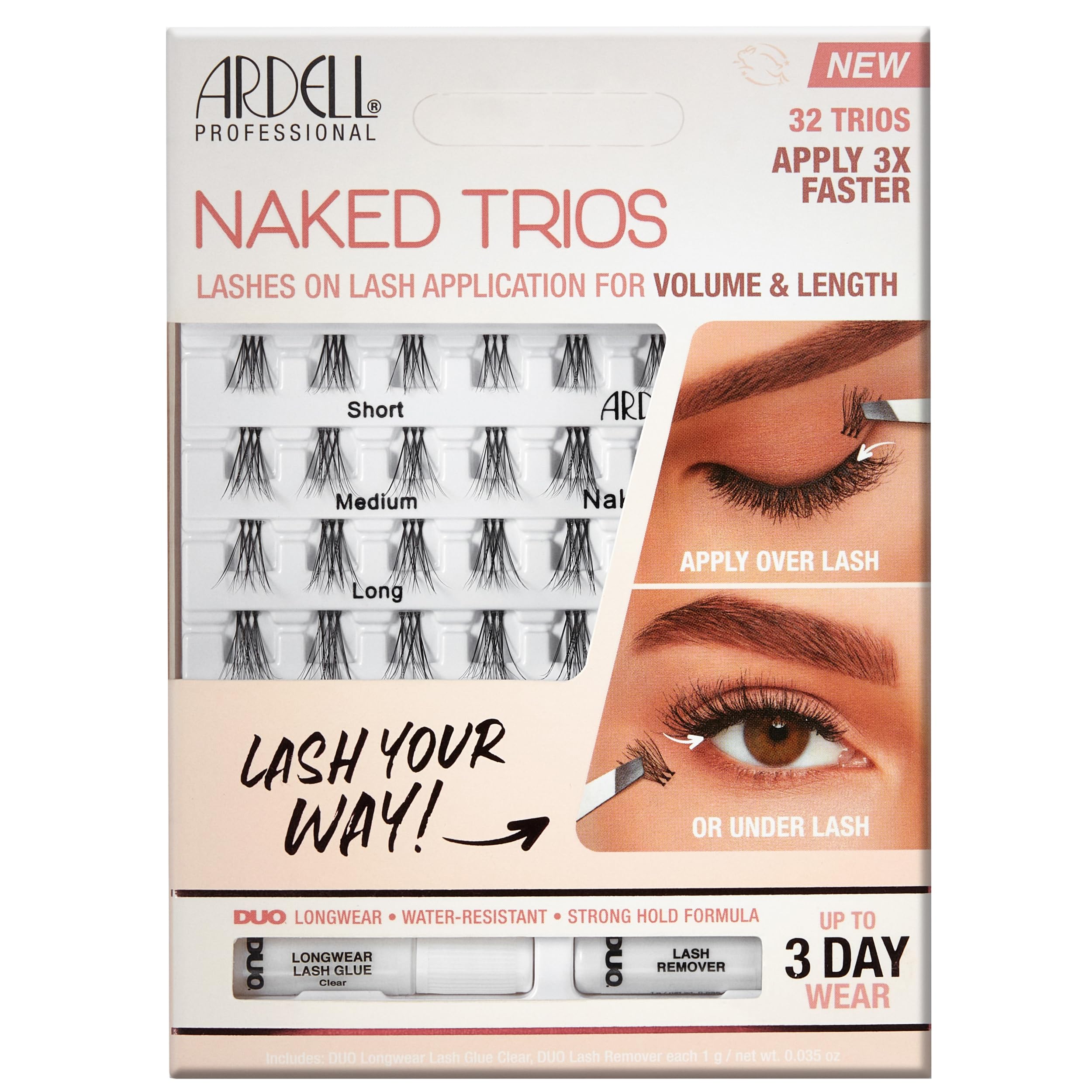 Snapklik.com : Ardell Naked Lashes Trios Kit