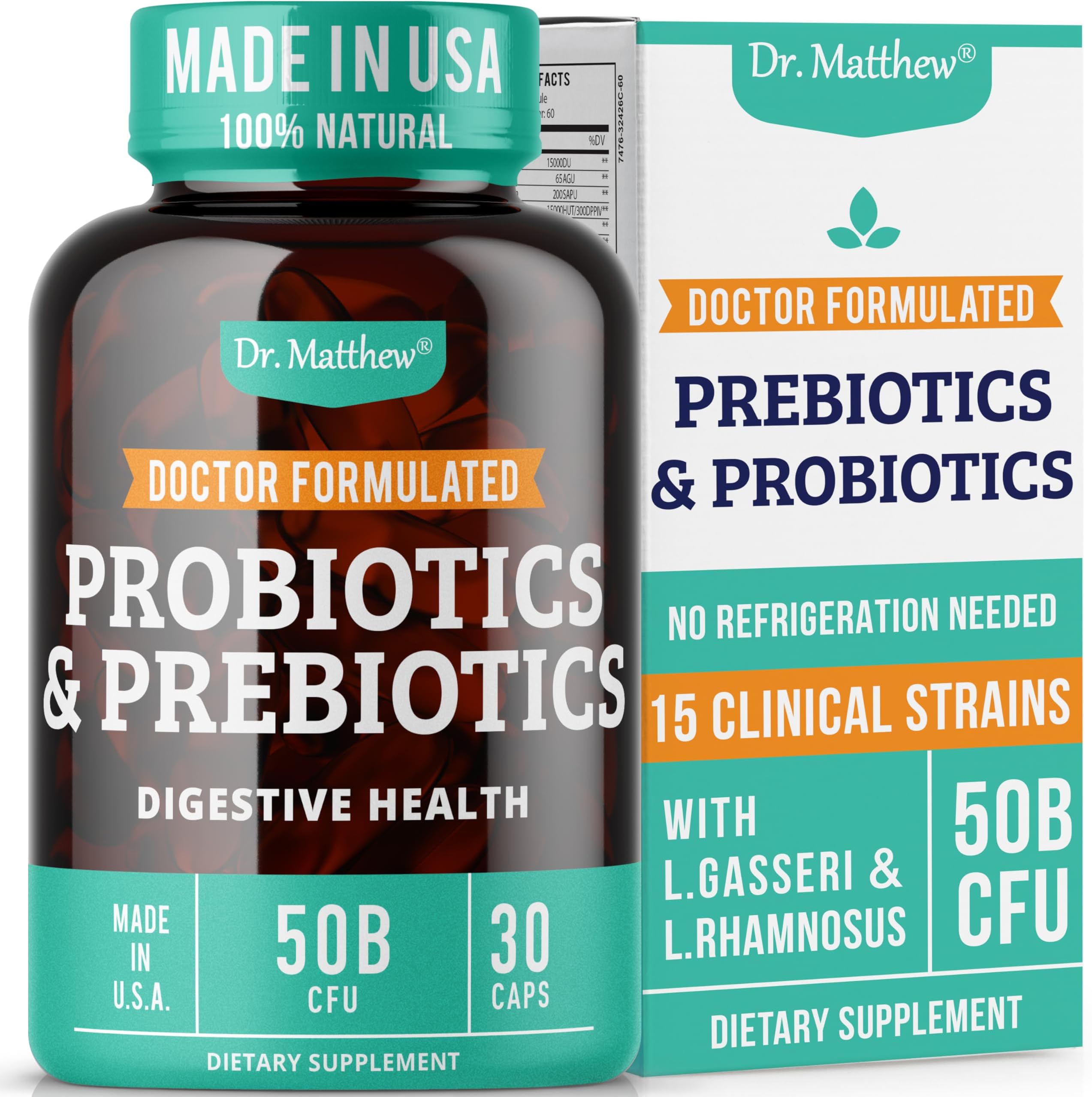 Amazon.com: Prebiotics and Probiotics: Lactobacillus Gasseri ...