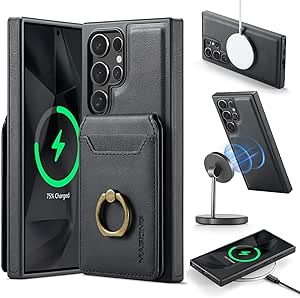 Amazon.com: SZHAIYU K1 2 in 1 Detachable Magnetic Phone Cases Compatible with Samsung Galaxy S25 ...