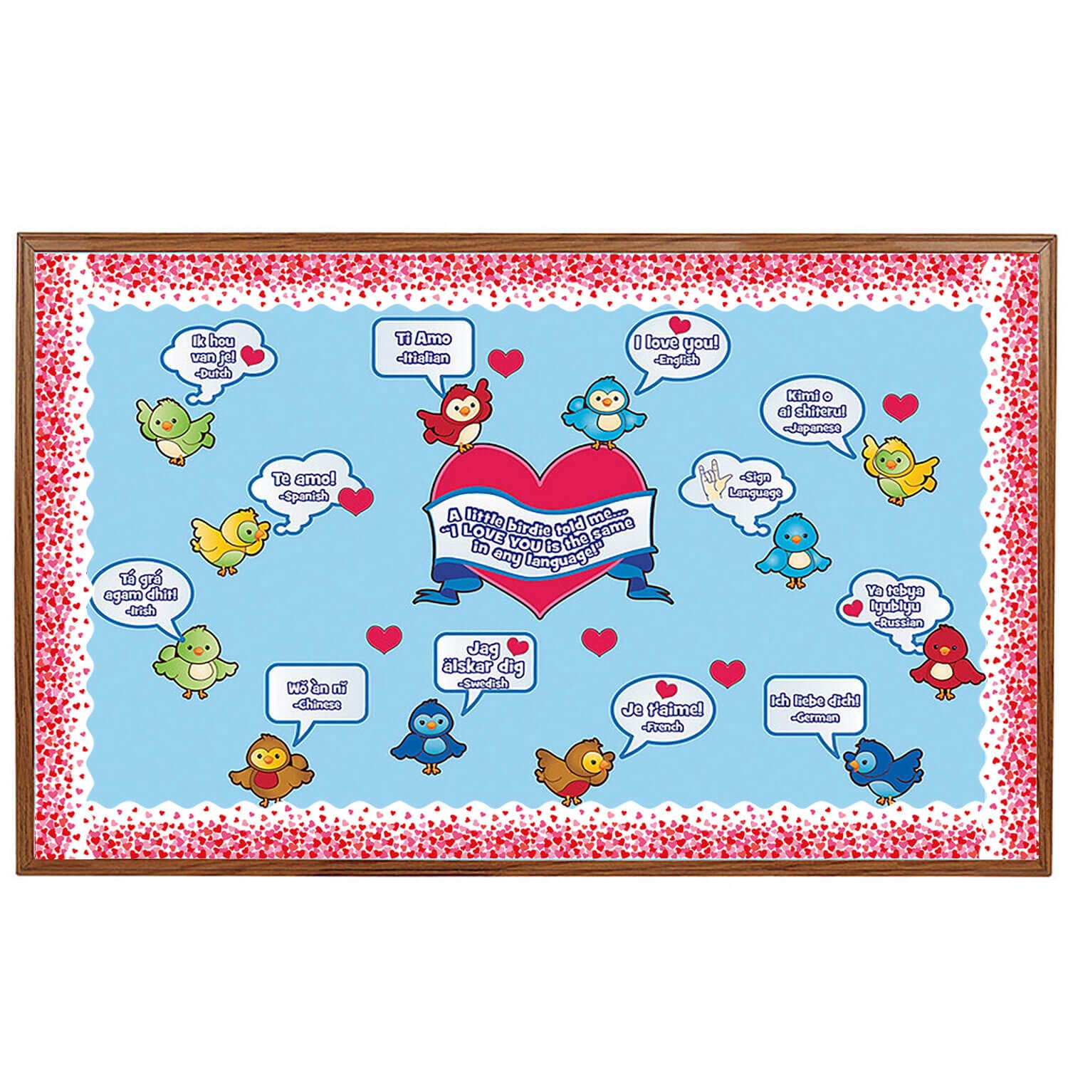 Snapklik.com : Valentine Heart Bulletin Board Borders For Valentines ...