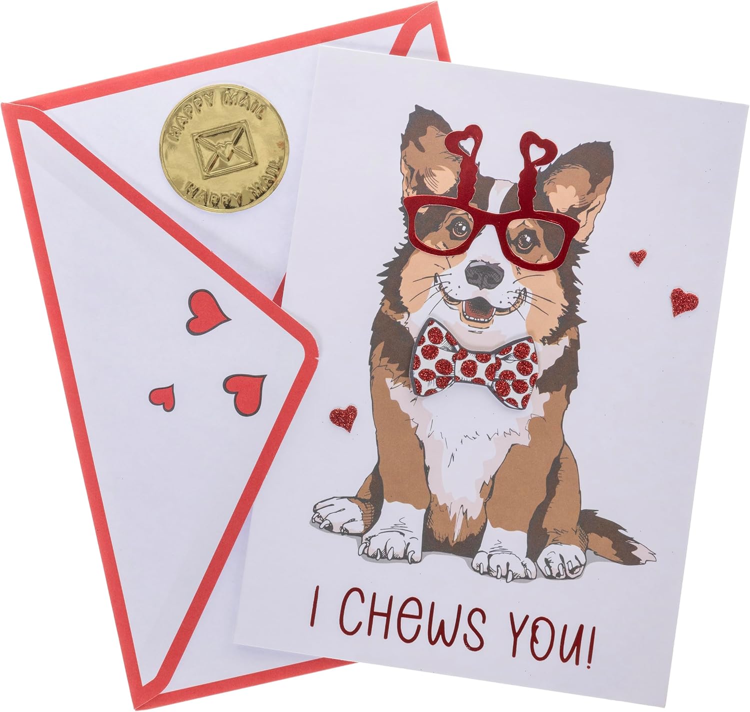 Amazon.com : Graphique Chews You Handmade Valentine’s Day Card, Cute ...