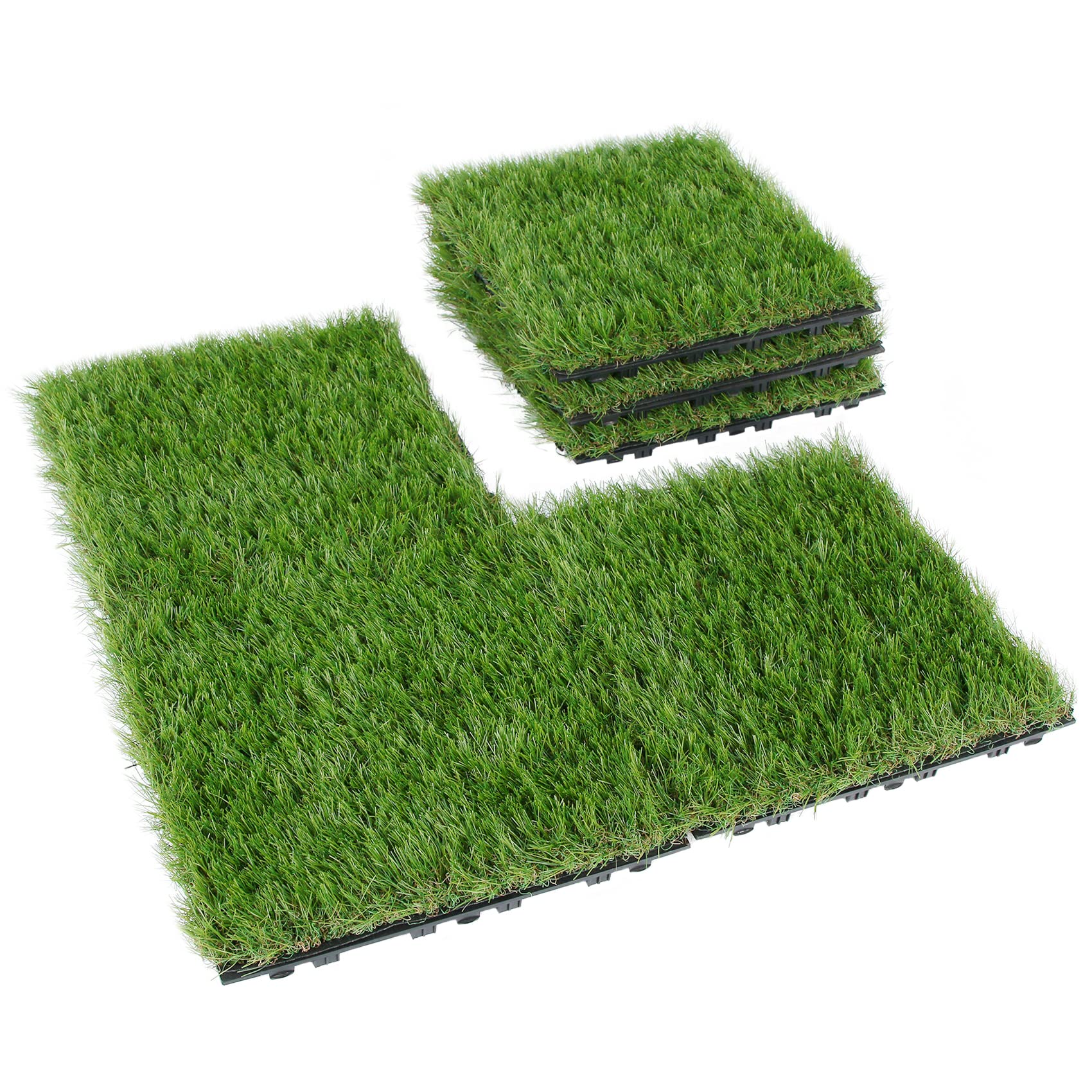 Snapklik.com : Interlocking Artificial Grass Turf Tiles, Fake Grass ...