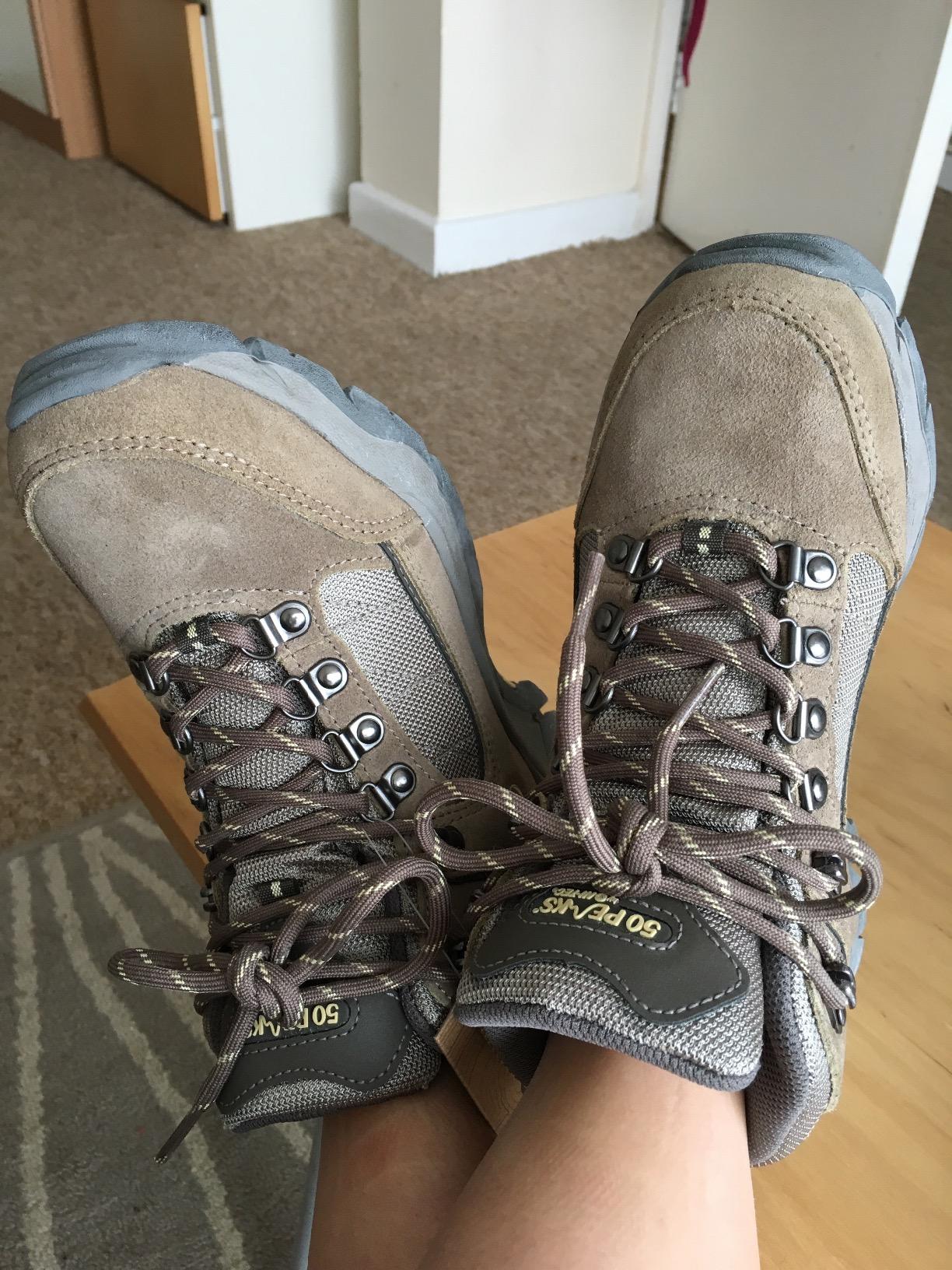 Hi-Tec 50 Peaks Women's Denali Wp Navy/Grey/Charcoal Hiking Boot P001209/031/01 4 UK: Amazon.co ...