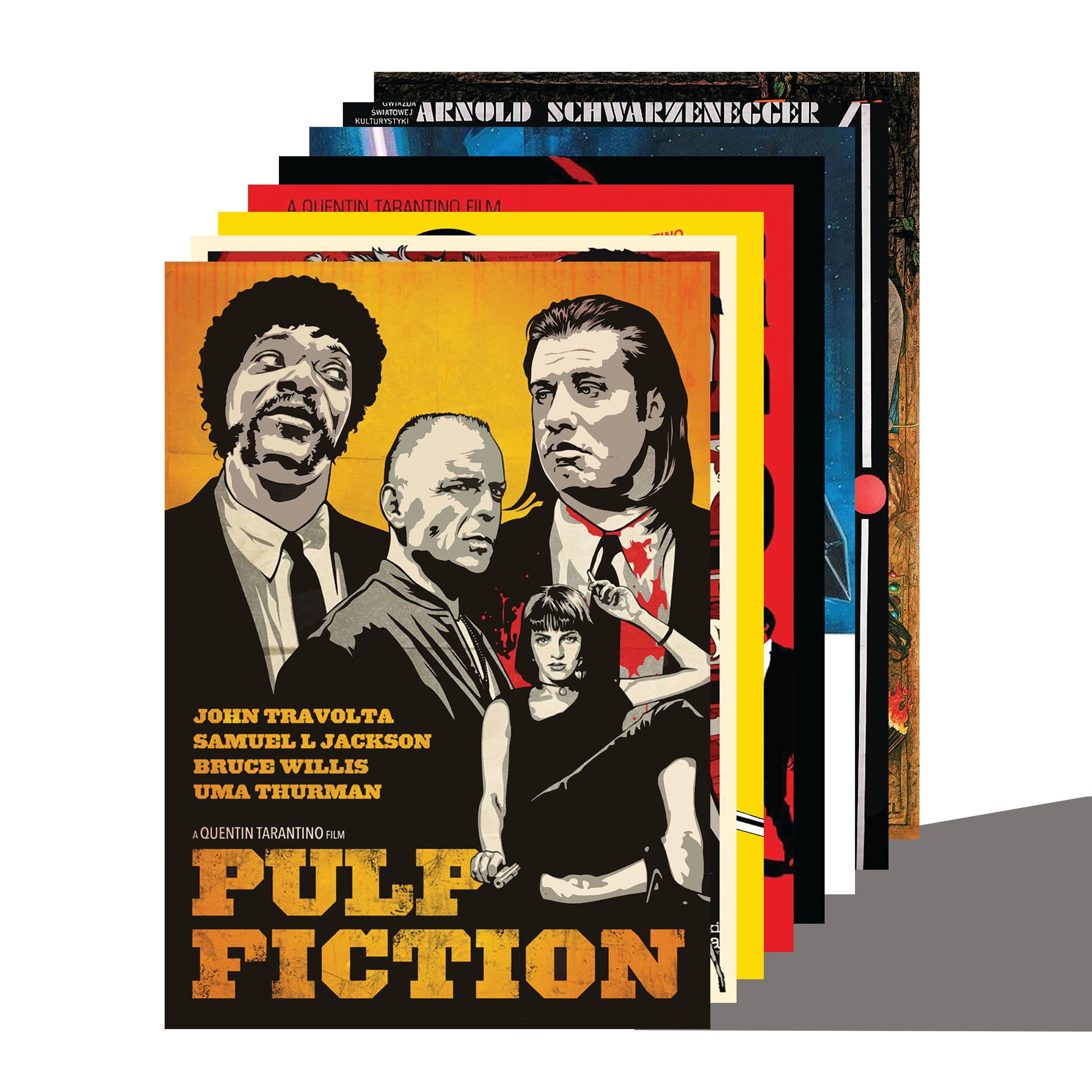 Aroa Set Of 8 Cult Classic Movie Cinema Posters Of All Time Wall ...