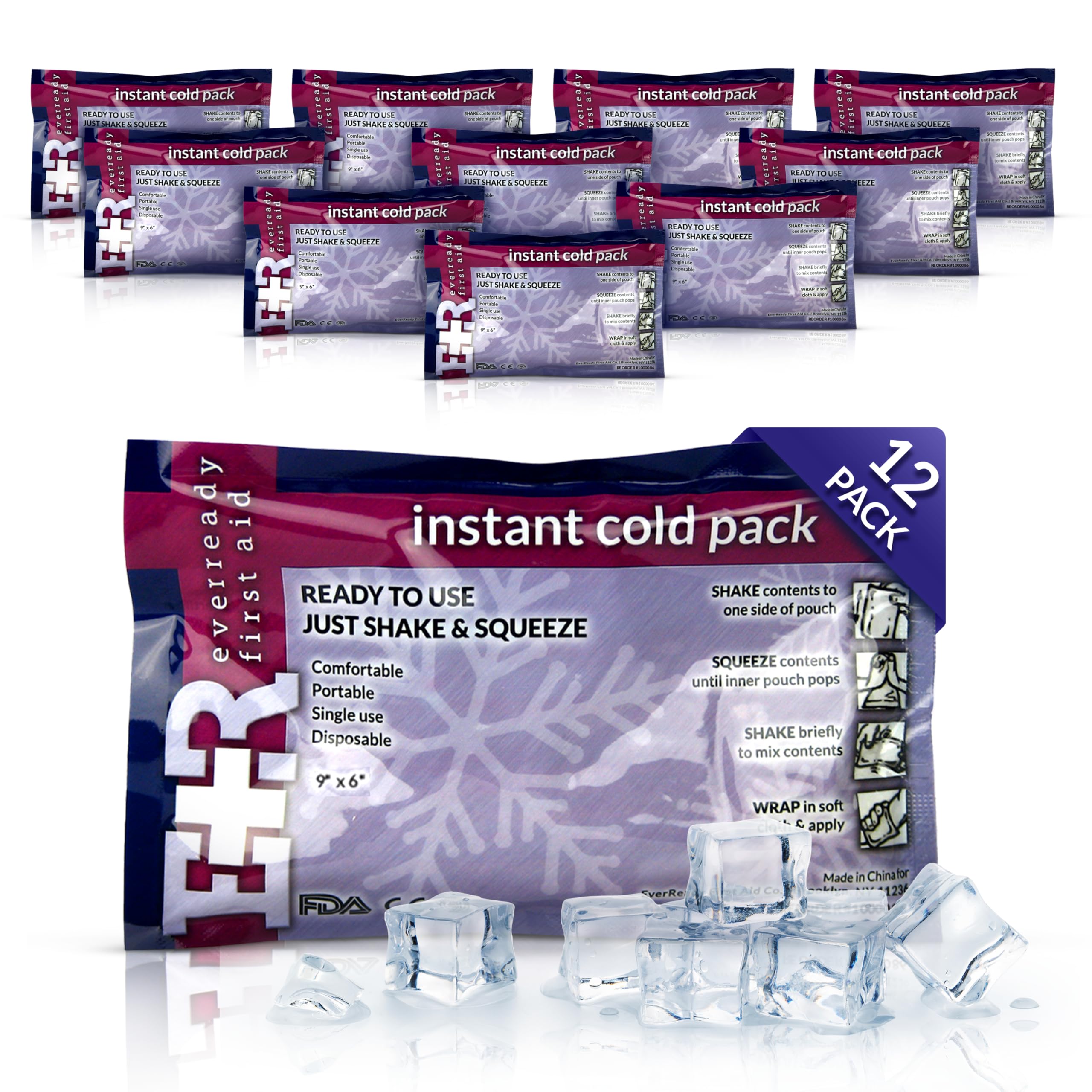 Snapklik.com : Ever Ready First Aid Disposable Cold Compress Instant ...