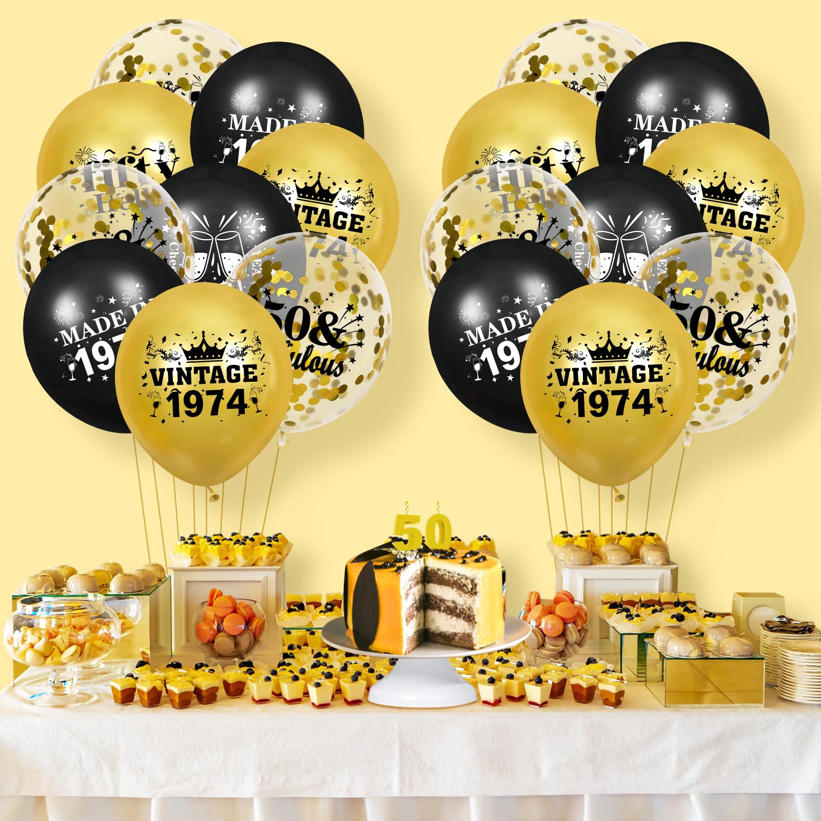 Vintage Anniversary Balloons