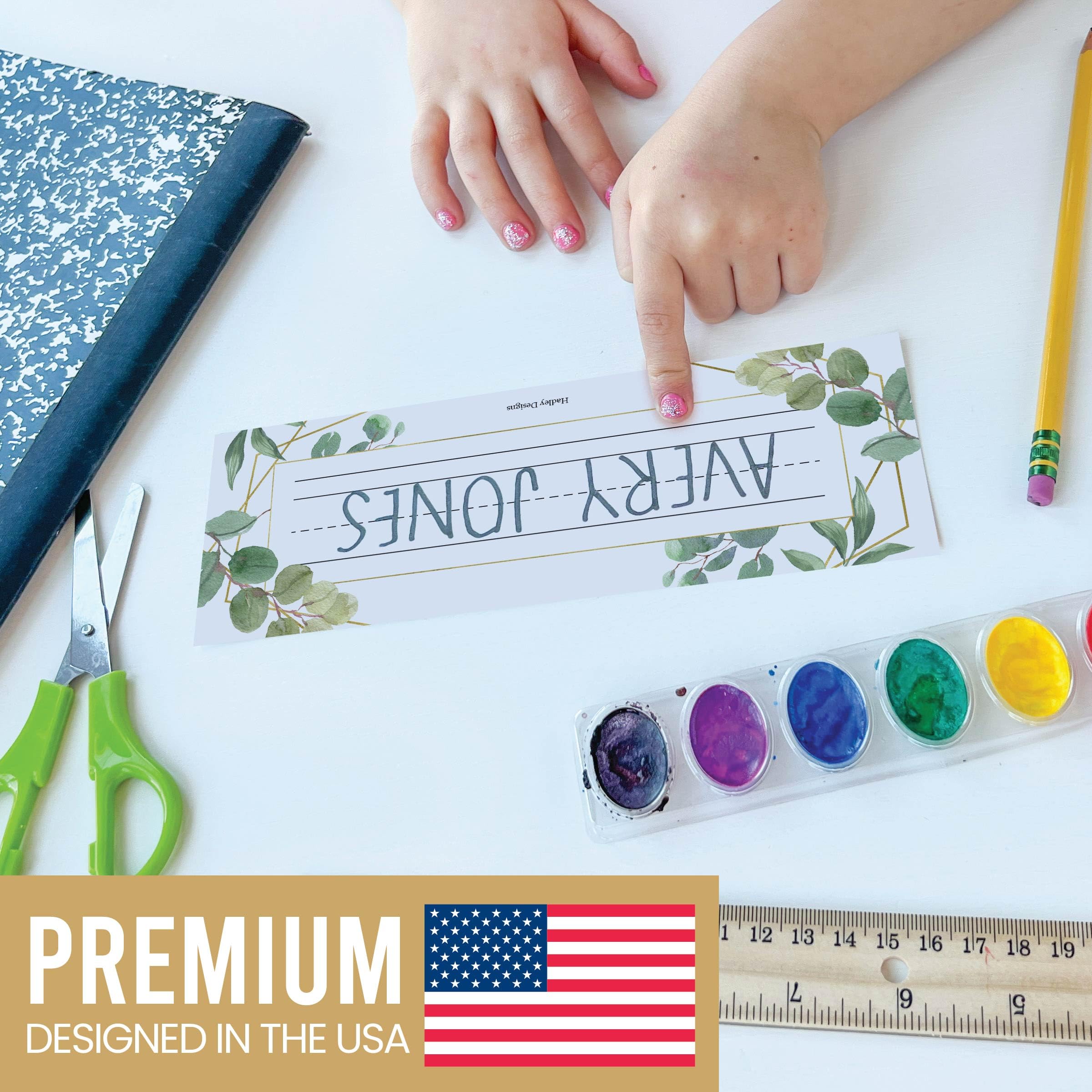 Snapklik.com : Desk Name Tags For Classroom -25 Student Name Plates For ...