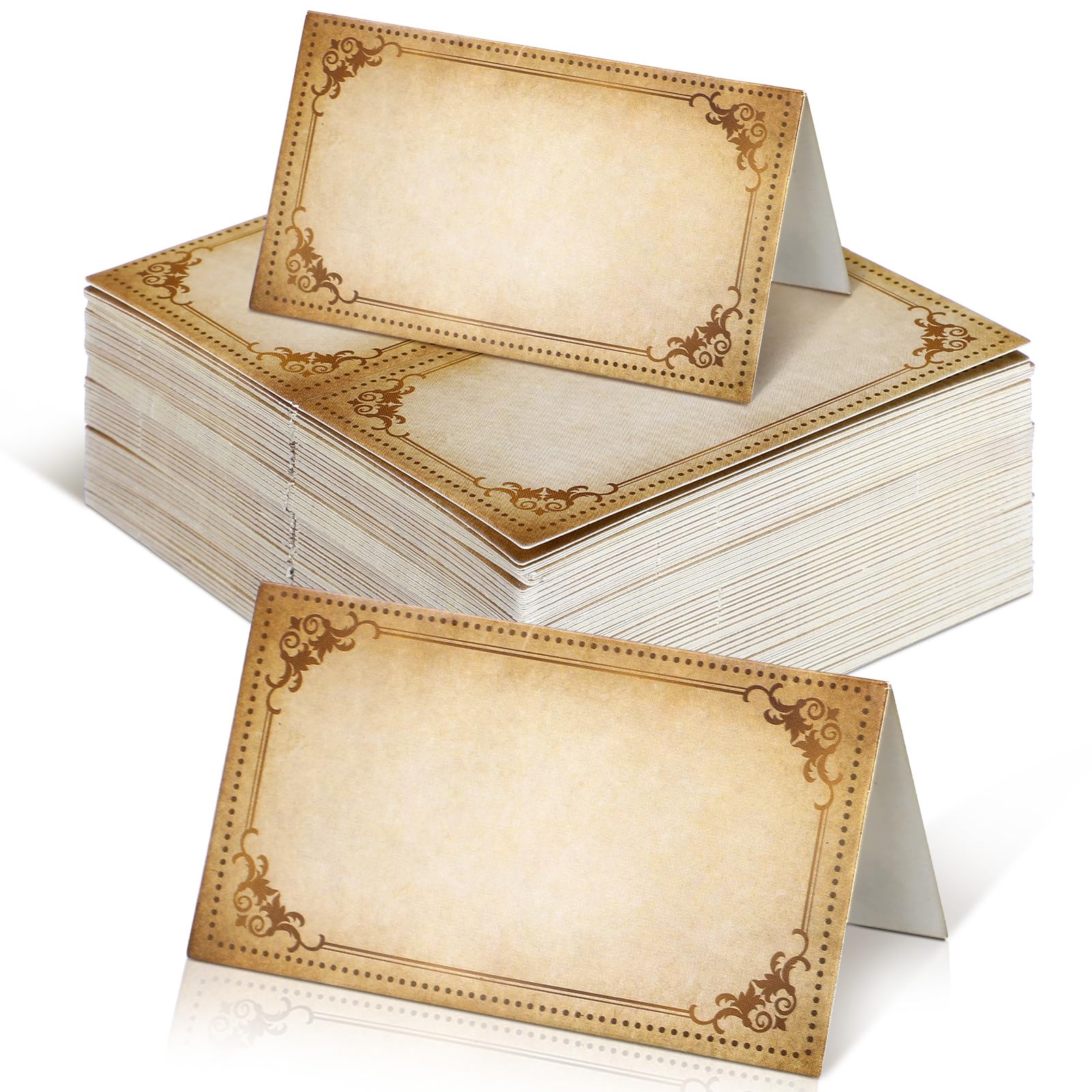 Amazon.com: 120 Pack Food Name Cards 3.5 x 2 Inch Wizard Table Place ...