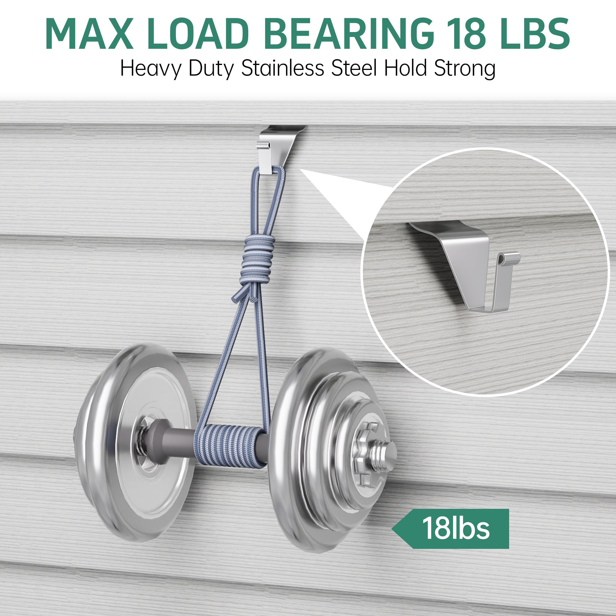 Snapklik.com : MUAKIOY Vinyl Siding Hooks