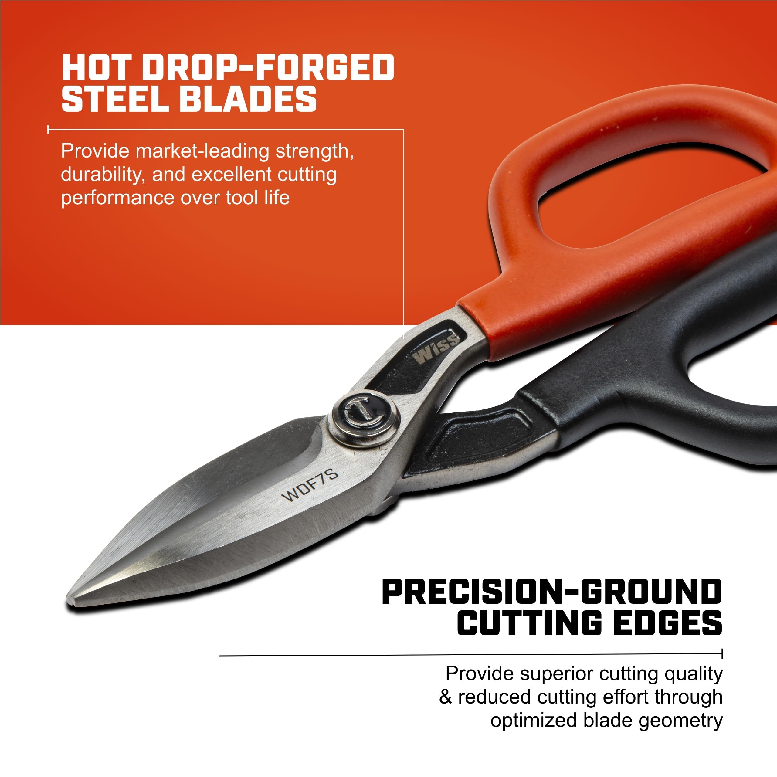 Snapklik.com : Crescent Wiss 7" Straight Pattern Tinner Snips - Tin ...
