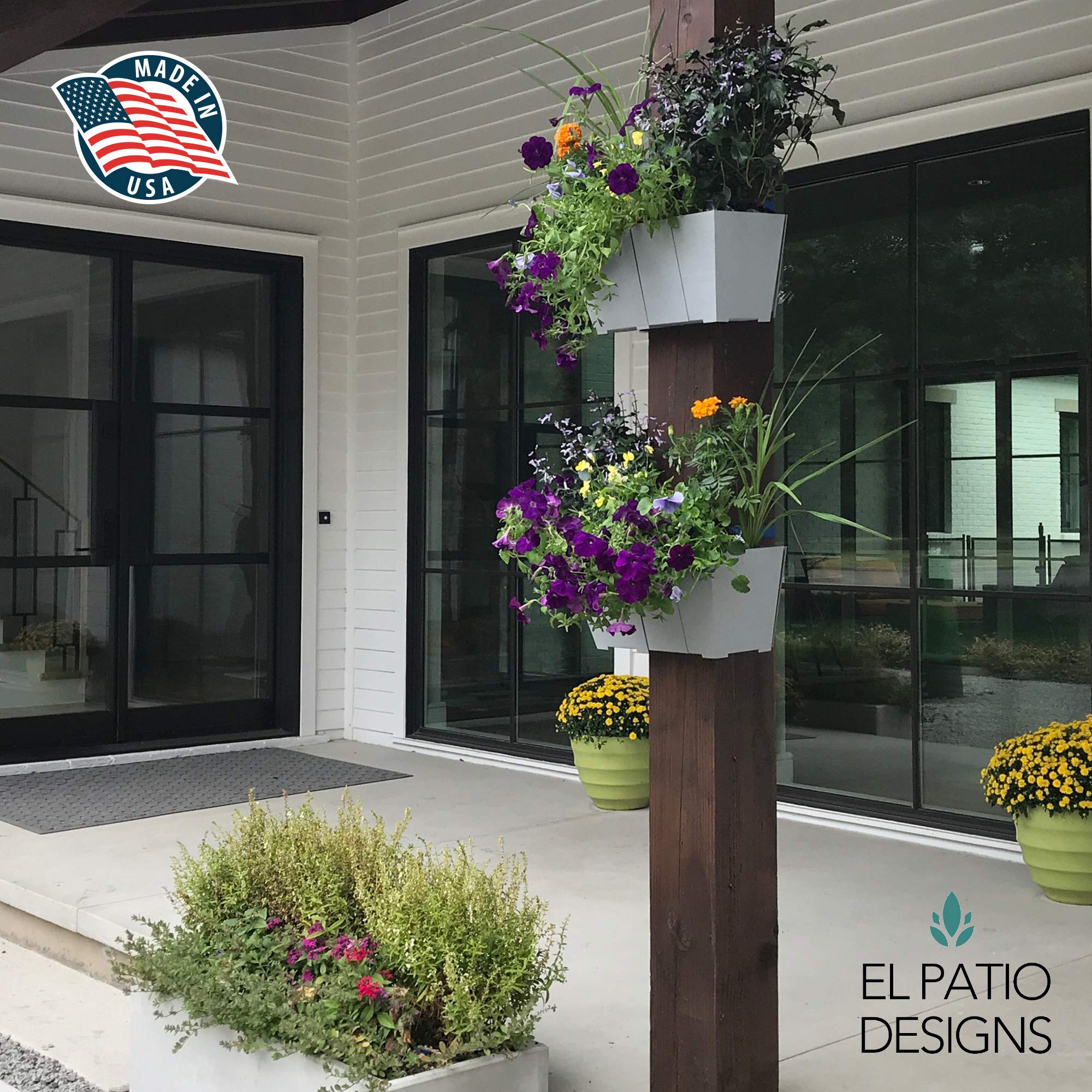 Planters That Fit Around Posts