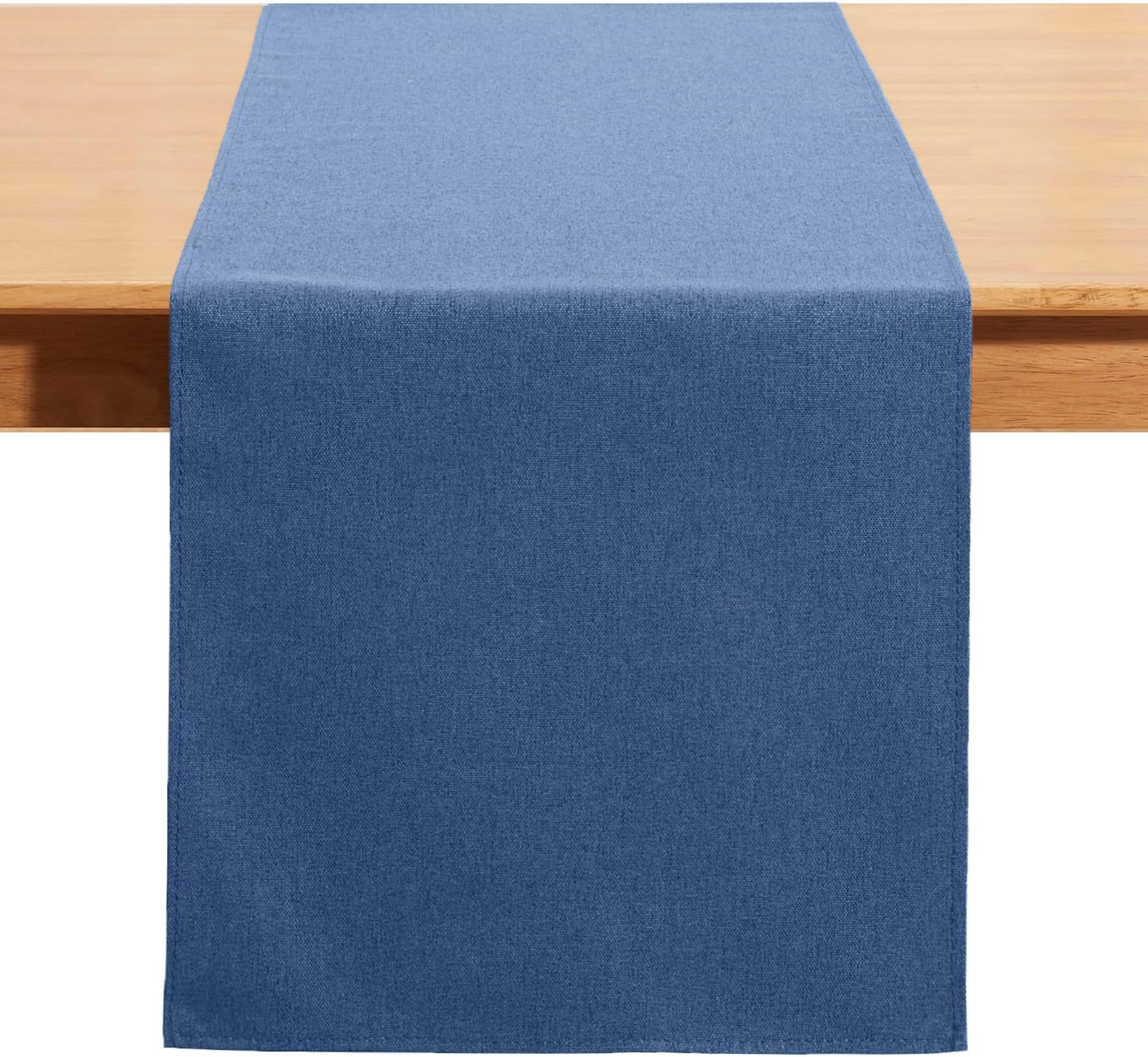 Amazon.com: Encasa Homes Table Runner for 6 Seater Dining - Solid Blue ...