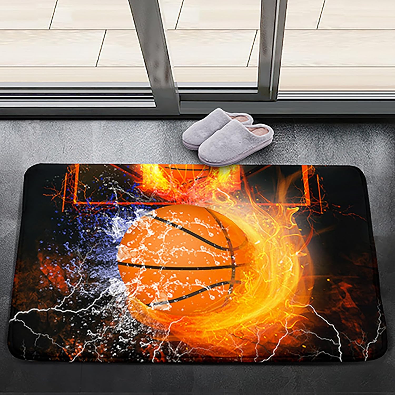 Amazon.com: Basketball Rug - Basketball Rug for Boys Bedroom - Sport ...