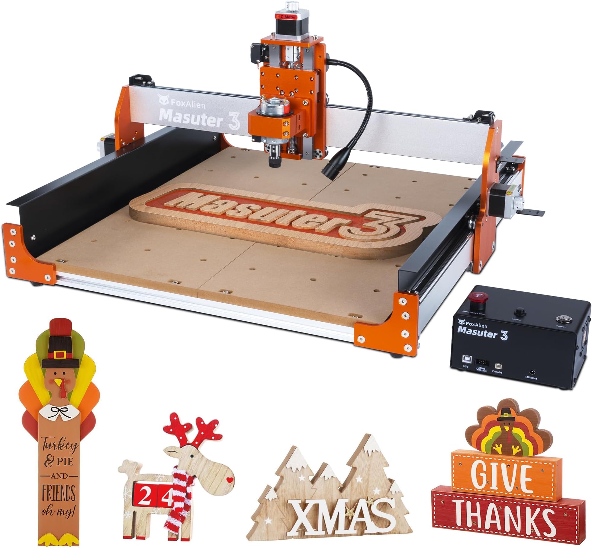 TwotreesCNC TTC450 Pro CNC Router Machine,Upgraded 3-Axis Engraving All ...
