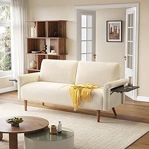 Amazon.com: ONBRILL Loveseat Sofa, 70 Inch Love Seat Couches with Side ...