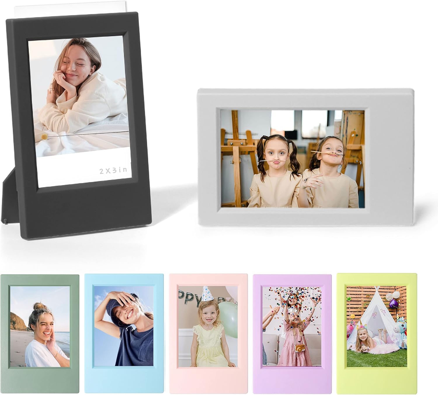 Amazon.com - WOGOZAN Mini 3 Inch Film Picture Frame Colorful Wallet ...