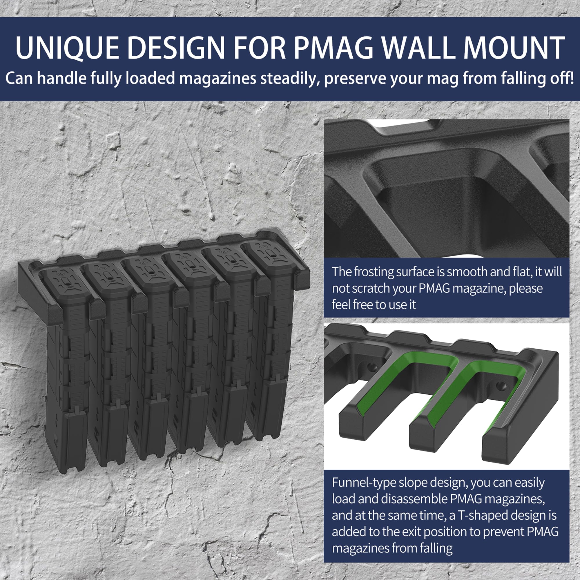 Snapklik.com : PMAG Wall Mount, PMAG Mag Holder, AR Magazine Holder ...