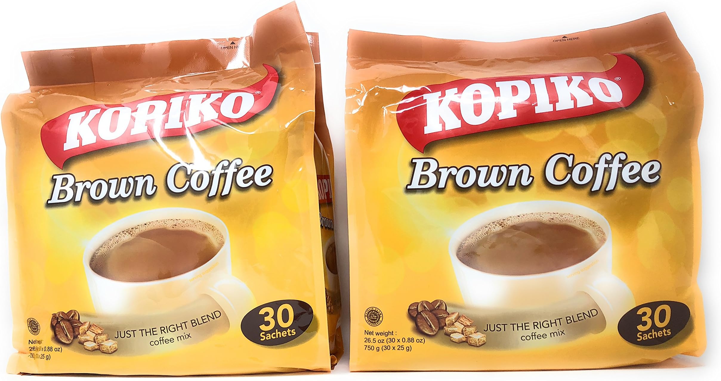 Amazon.com : Kopiko Kopiccino with Choco Granule - Instant Cappuccino ...