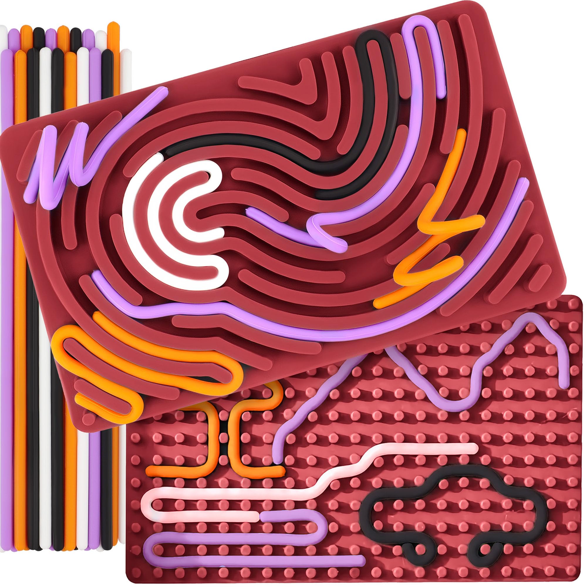 Snapklik.com : Boxgear Sensory Activity Board Silicone Fidget Toy ...