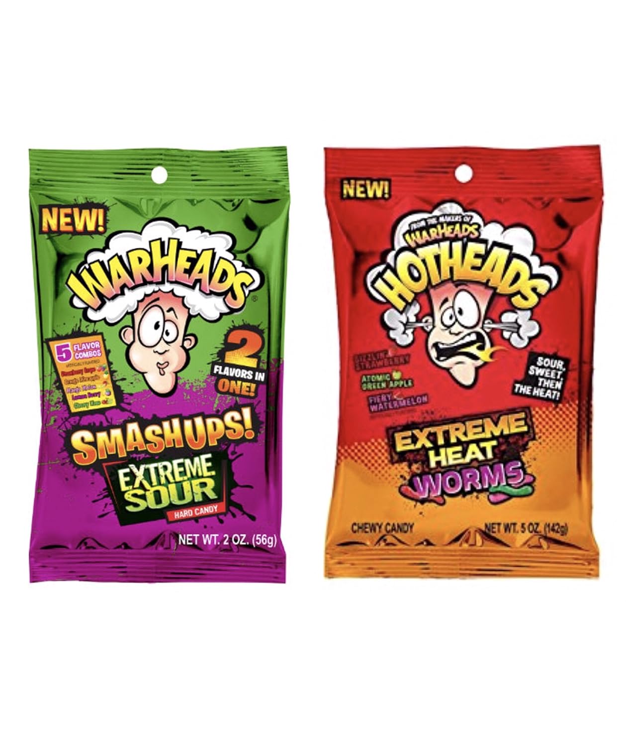 Amazon.com: Warheads Limited Edition Candy Set! Warheads Smashups ...