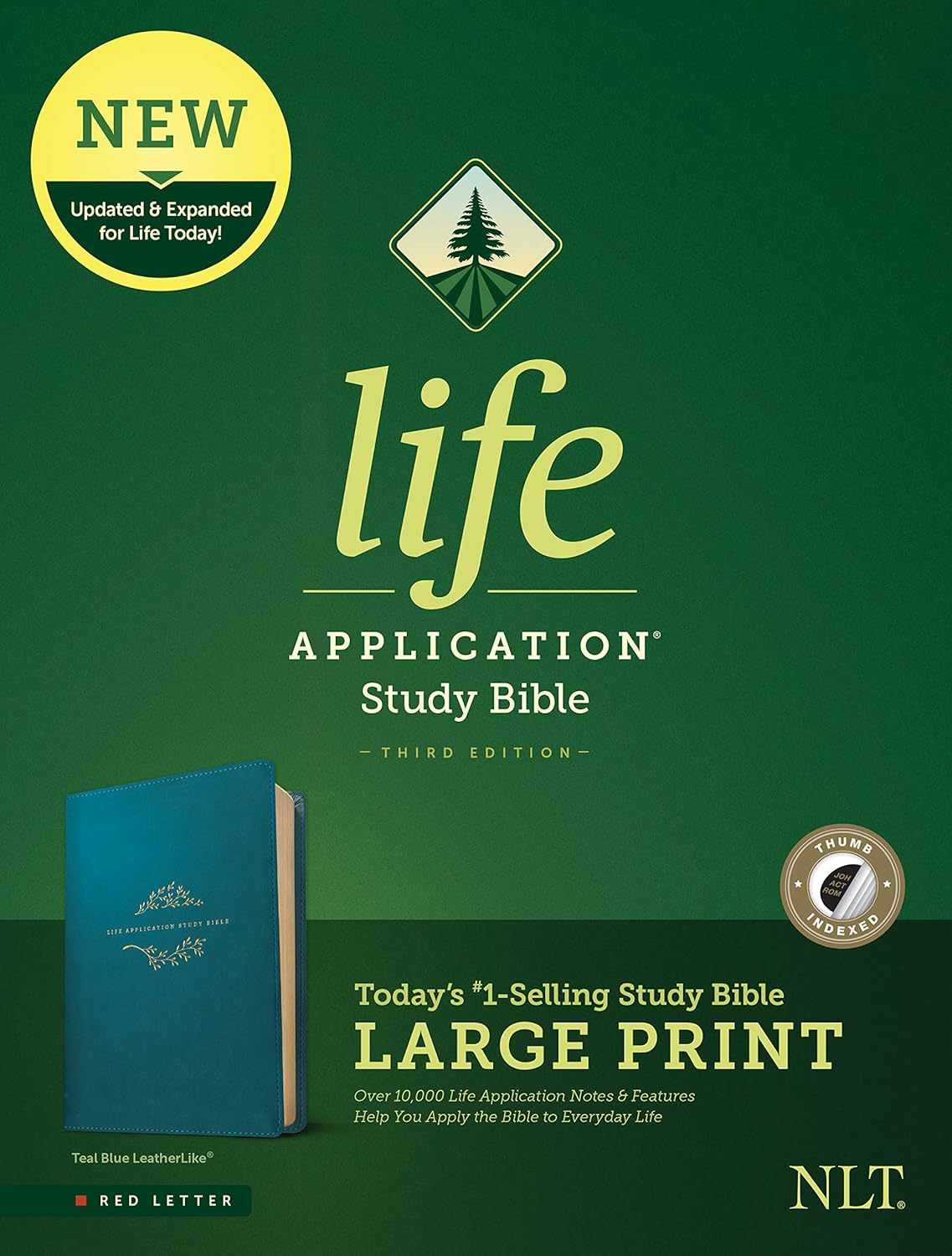 Tyndale NLT Life Application Study Bible, Third Edition, Large Print ...