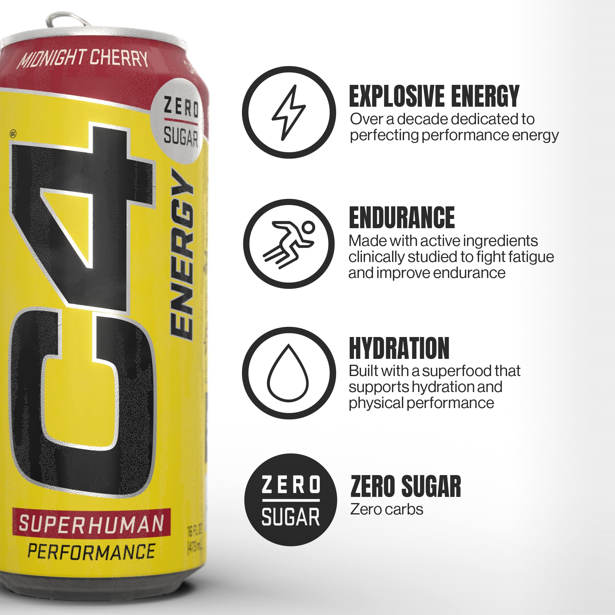 Snapklik.com : C4 Energy Carbonated Zero Sugar Energy Drink, Pre Workout Drink + Beta Alanine ...