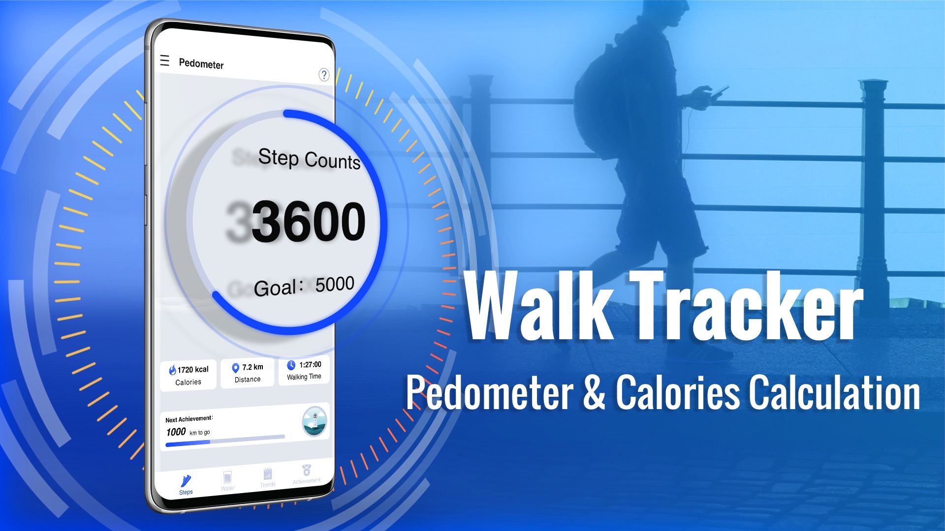Walk Tracker & Step Counter - App on Amazon Appstore
