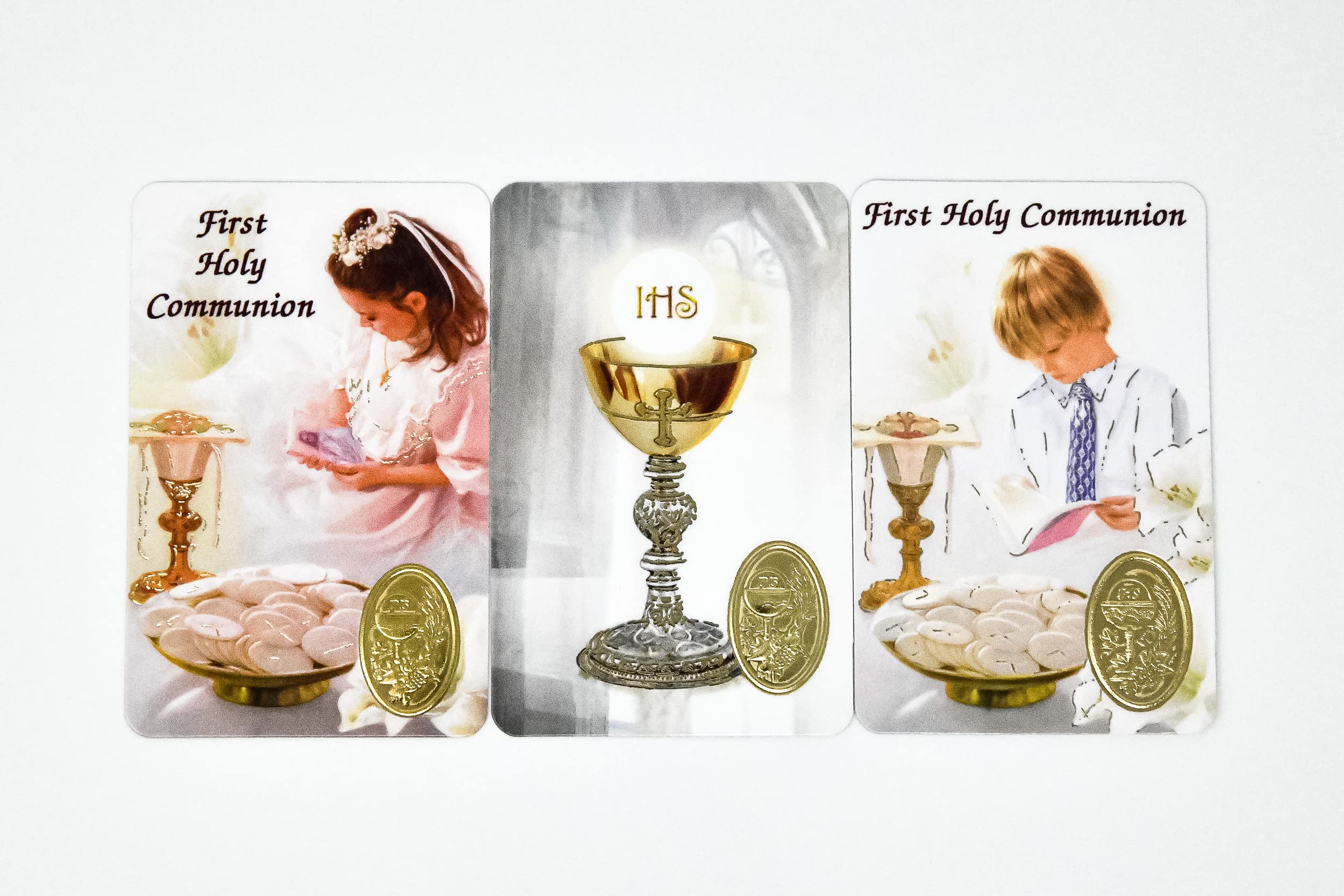 First Holy Communion Prayer Cards : Amazon.co.uk: Stationery & Office ...