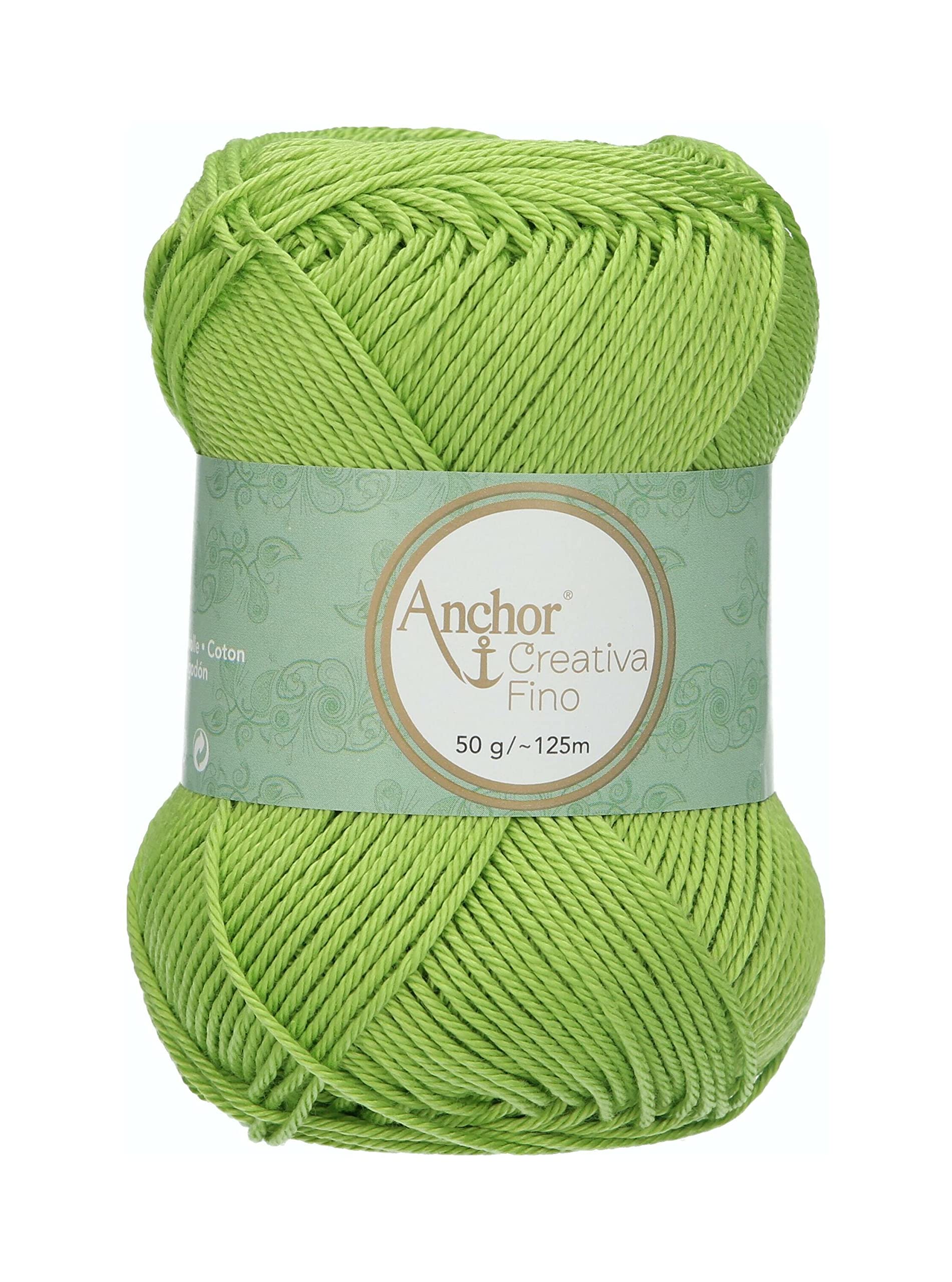 Anchor 4620004-00418 Crochet Yarn, 100% Cotton, 418, Thickness 4, 125 m ...