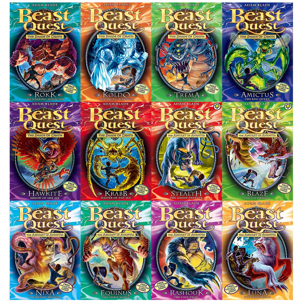 Beast Quest Series (4-5) Collection 12 Books Set By Adam Blade: Adam ...
