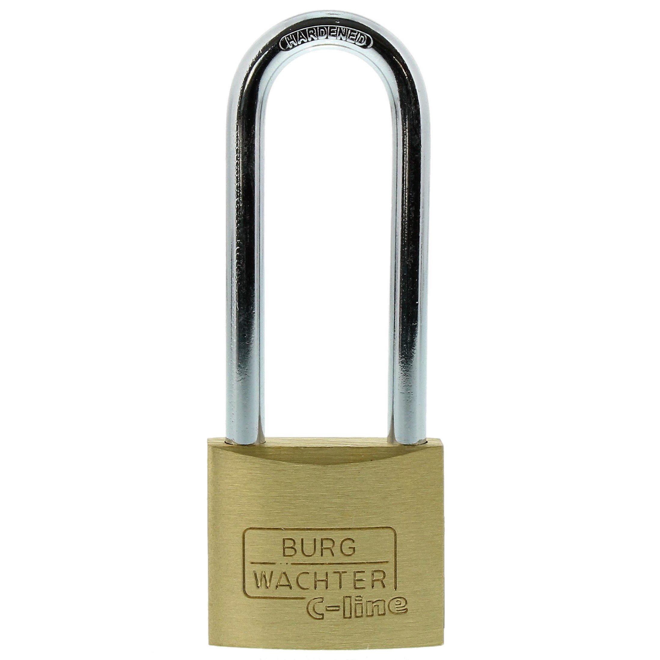 Burg Wächter Padlock, 5 mm Thickness, High Shackle, 2 Keys, C-Line 222 ...