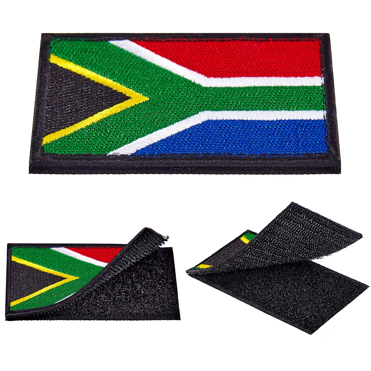 Snapklik.com : 3 Pack South Africa Flag Embroidered Patches South ...