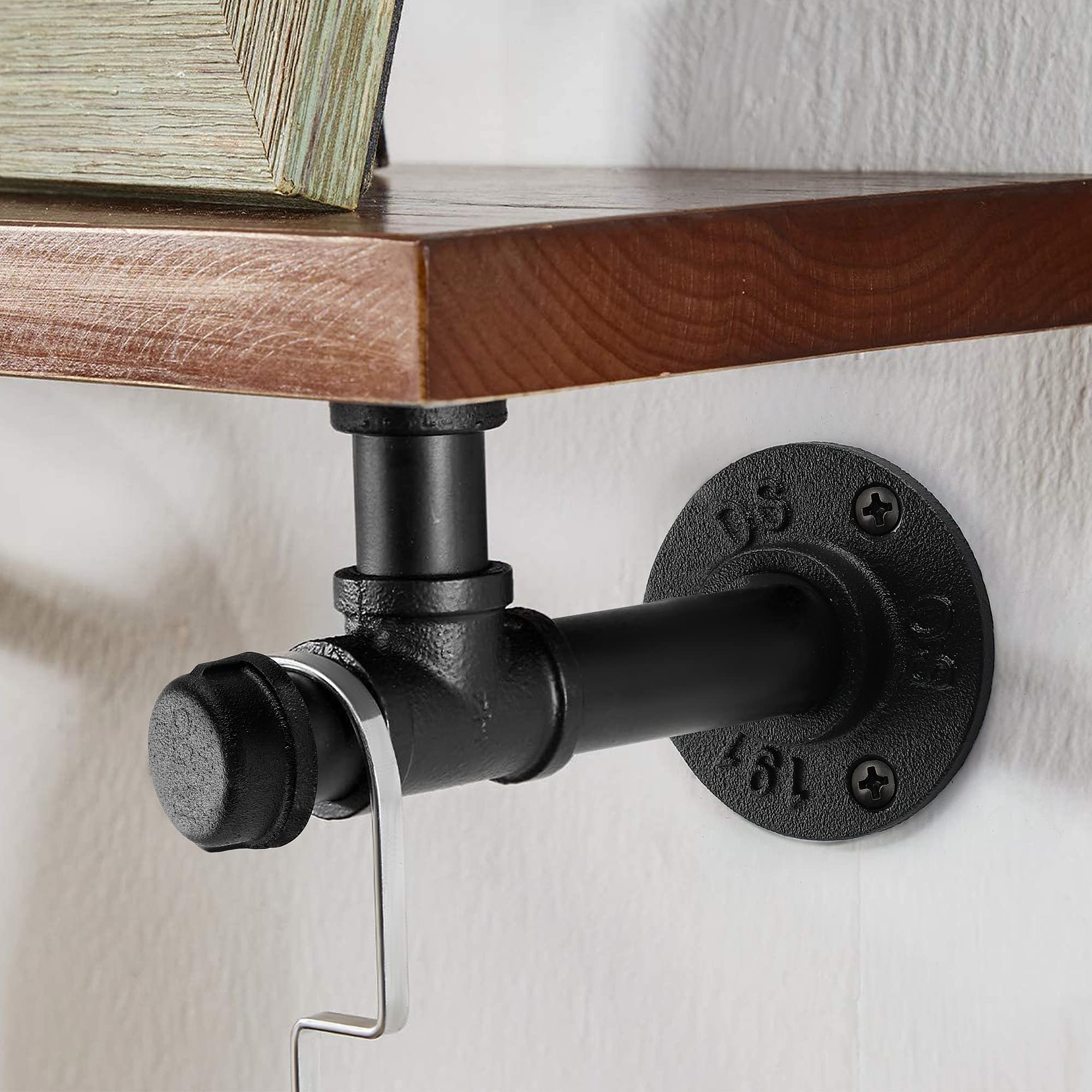 Snapklik.com : 3/4" Black Industrial Pipe Fitting Caps - 10 Pack Iron ...