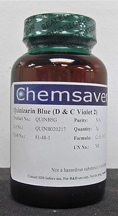Quinizarin Blue (D & C Violet 2), 5g: Amazon.com: Industrial & Scientific