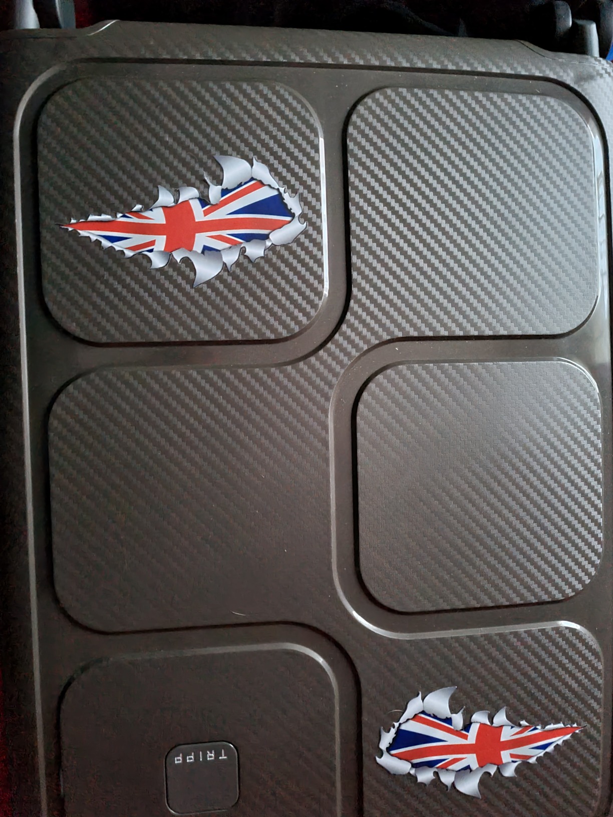 metal rip open,British union jack flag sticker.150mm : Amazon.co.uk ...