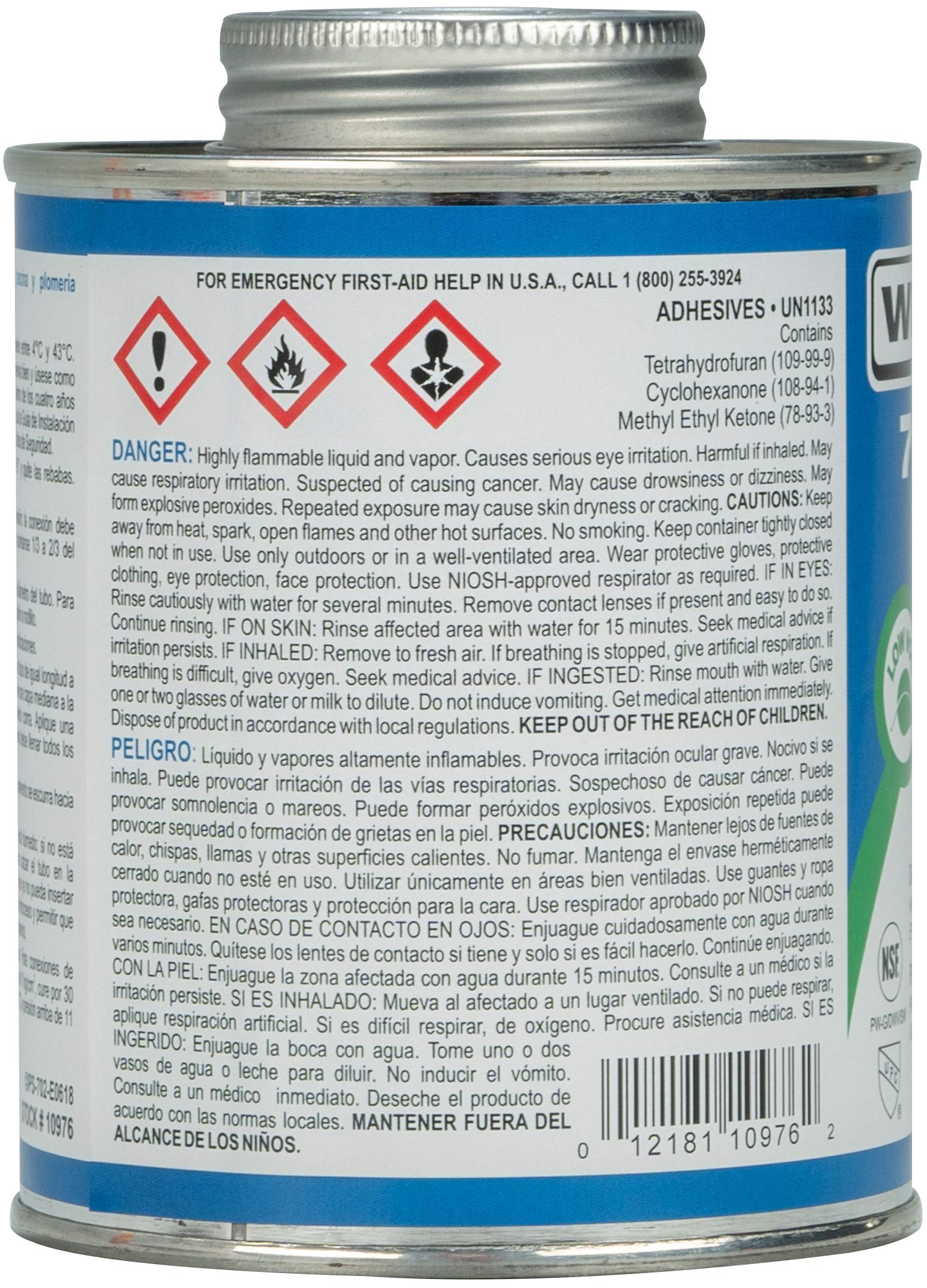 Snapklik.com : Weld-On 10976 702 PVC Regular-Bodied High-Strength ...