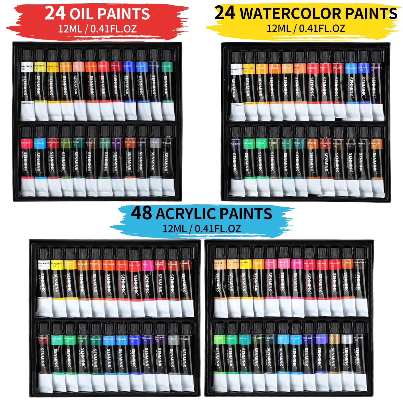 Snapklik.com : 187Pcs Professional All-in-One Art Painting Kit