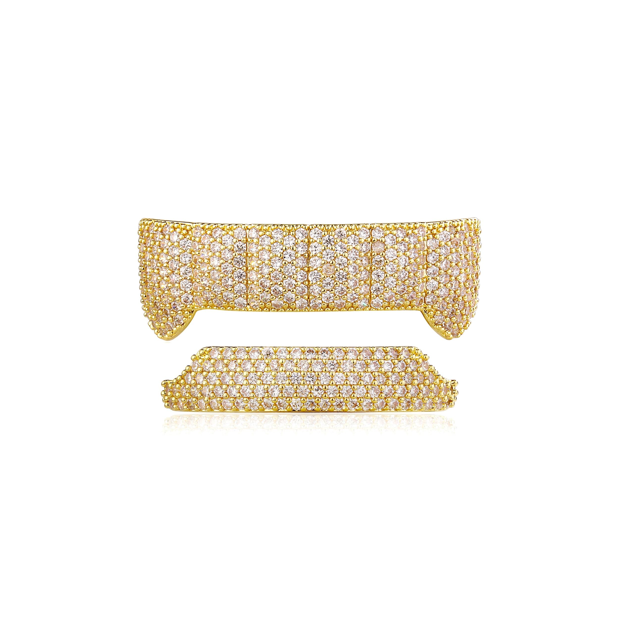 Amazon.com: Grillz Vampire Teeth Grills for Your Teeth Gold Diamond ...