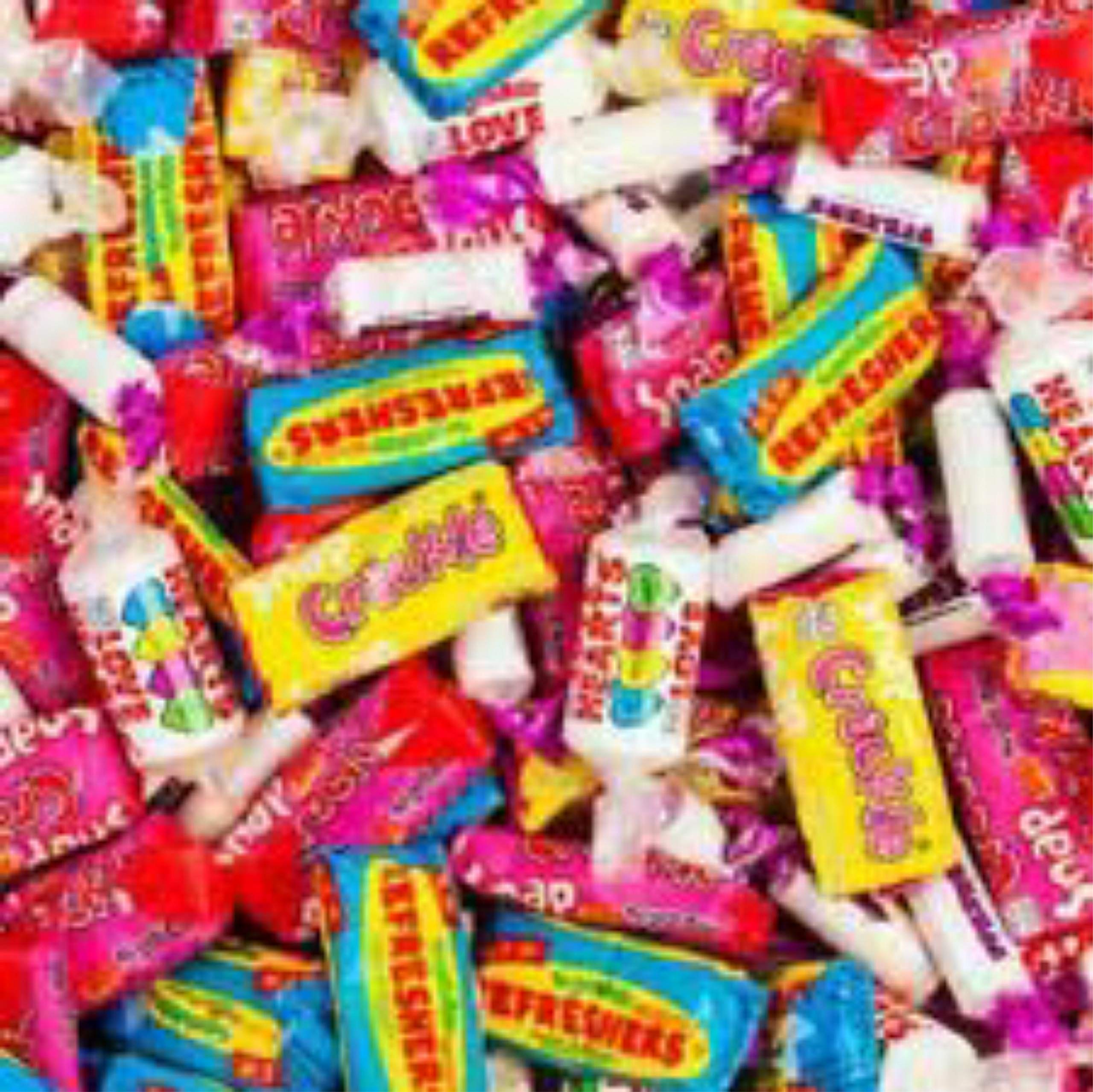 Swizzel sweets lollies chews party bag selection HALAL fizzy wrapped ...