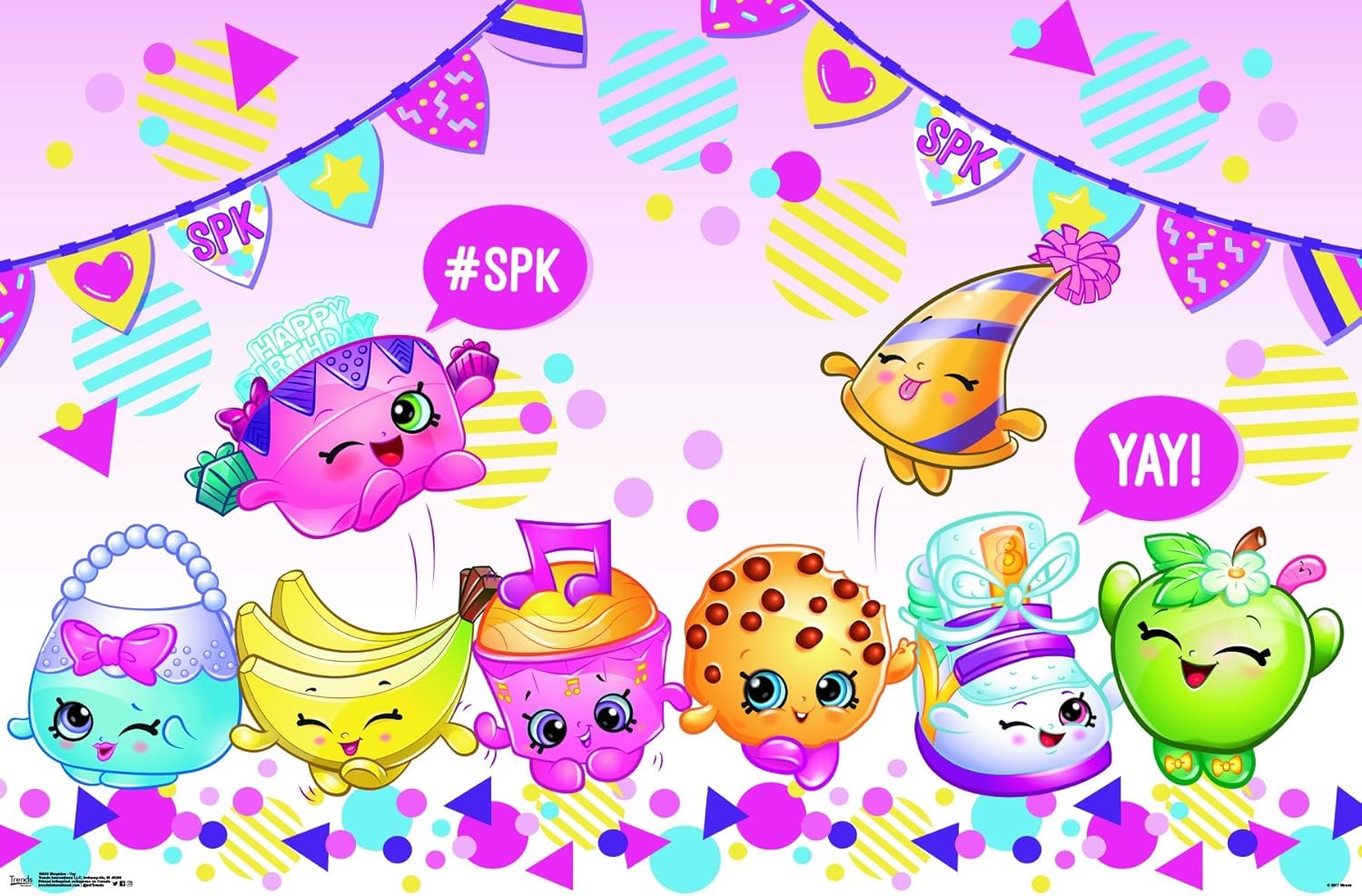 Amazon.com: Trends International Shopkins - Yay Wall Poster, 22.375" x ...