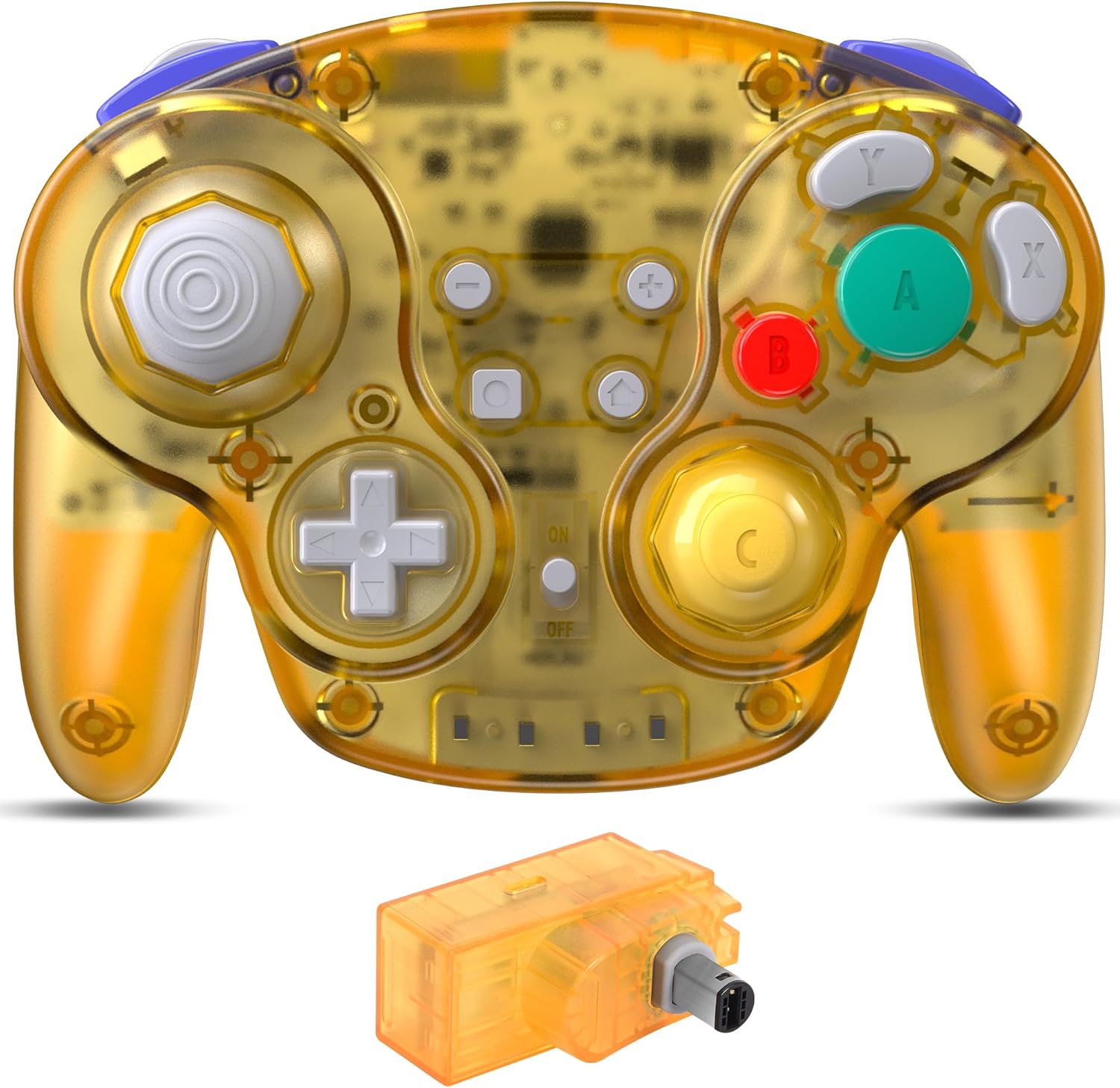 Amazon.com: 2.4 GHz Wireless GameCube Controller, for NGC GameCube ...
