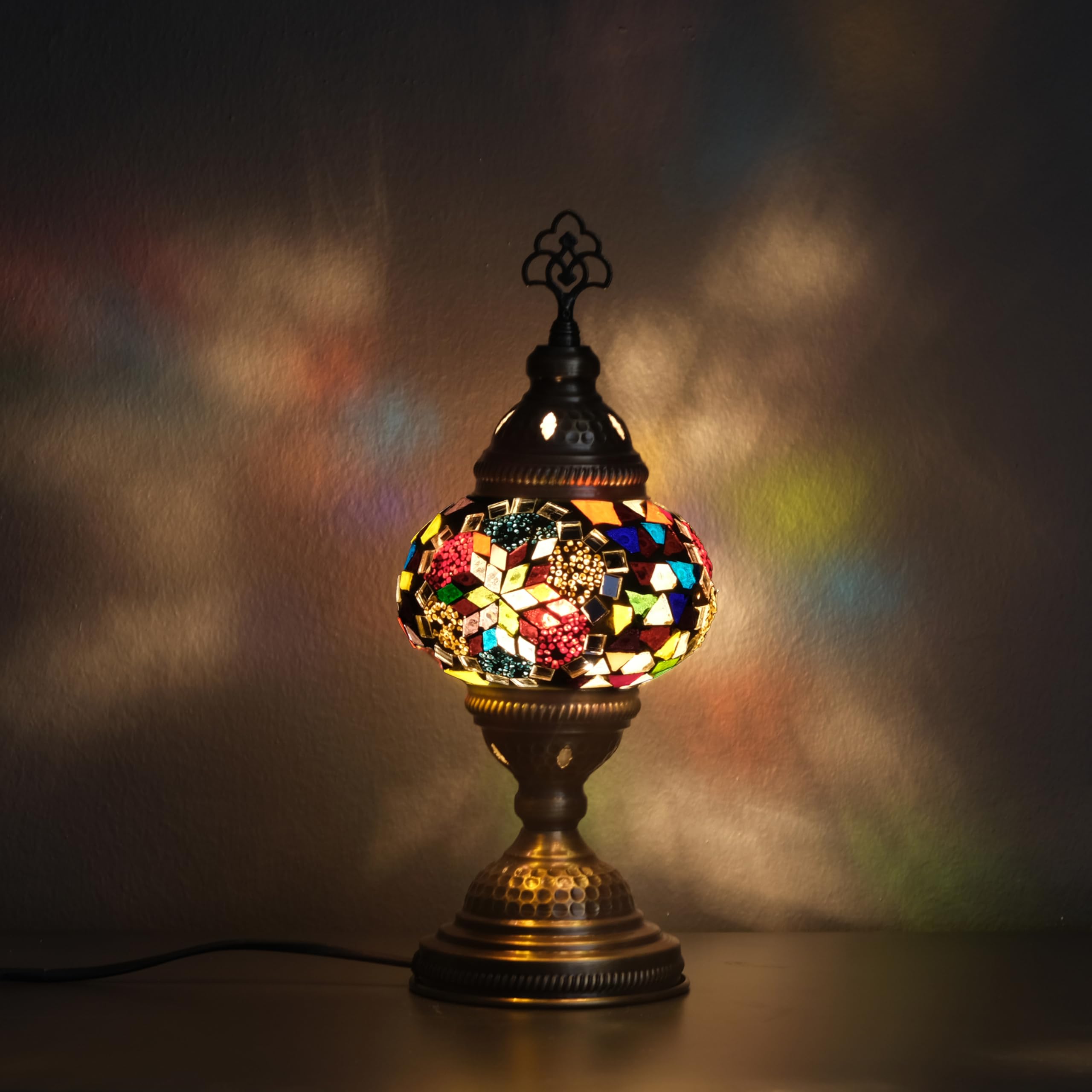 Asylove Turkish Lamp, Turkish Mosaic Table Lamp, Home Lighting, Turkish ...