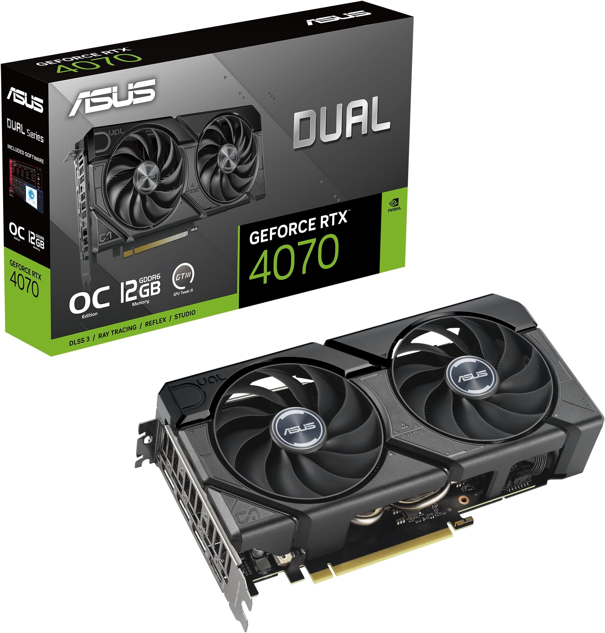 Amazon.com: GIGABYTE GeForce RTX 4070 WINDFORCE OC V2 12G Graphics Card ...