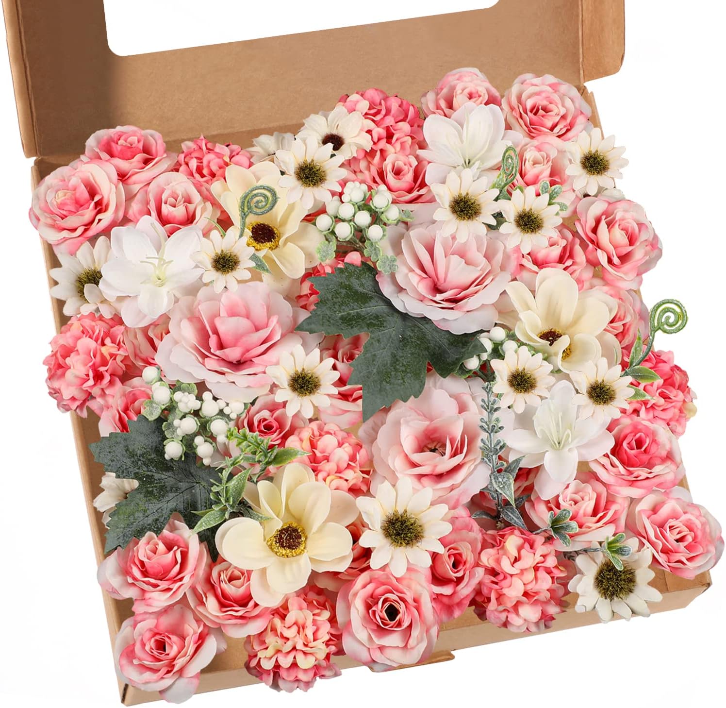 Amazon.com: 57pcs Artificial Flowers Box Set, Silk Artificial Small ...