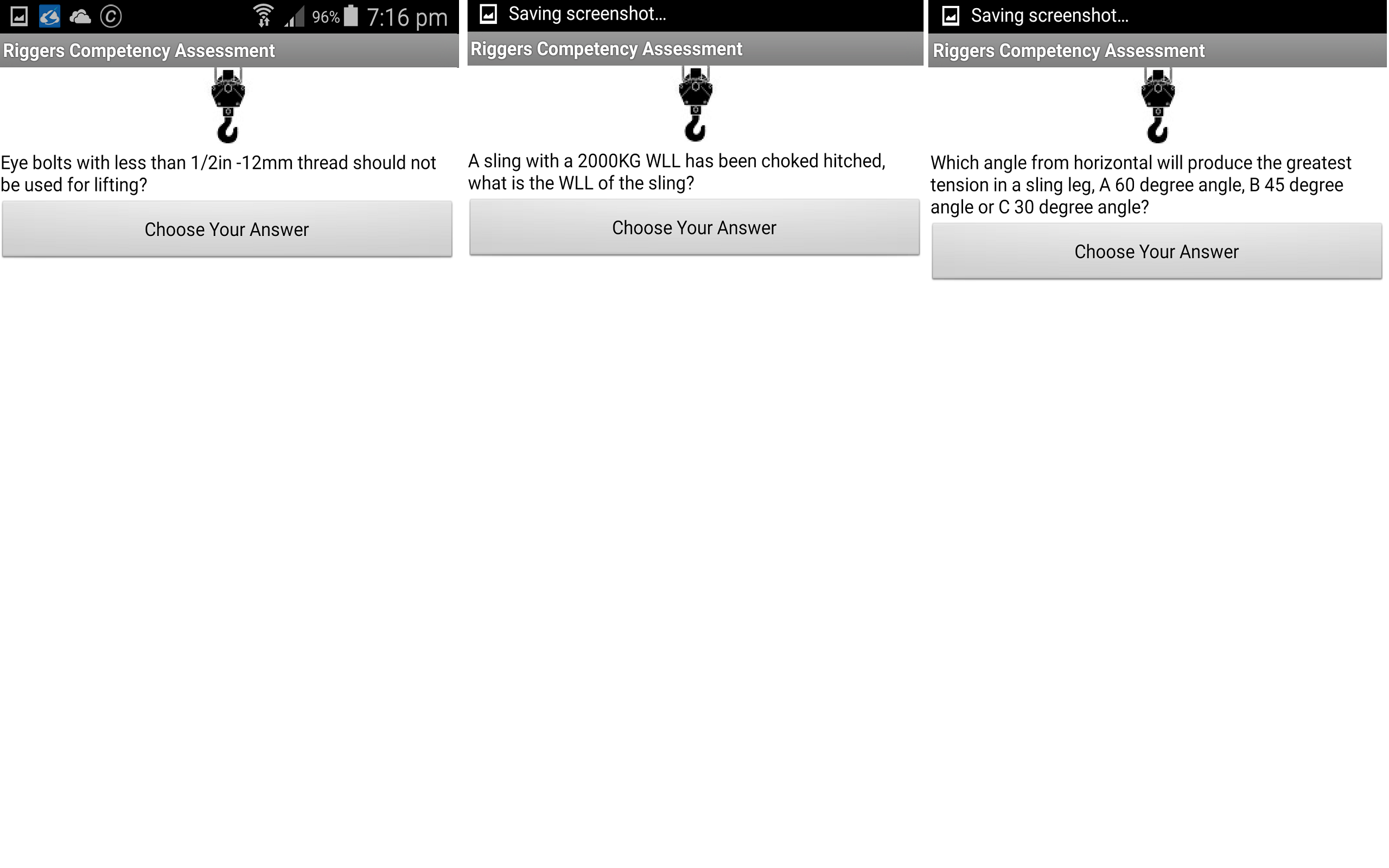 Riggers Competency Assessment - App on Amazon Appstore