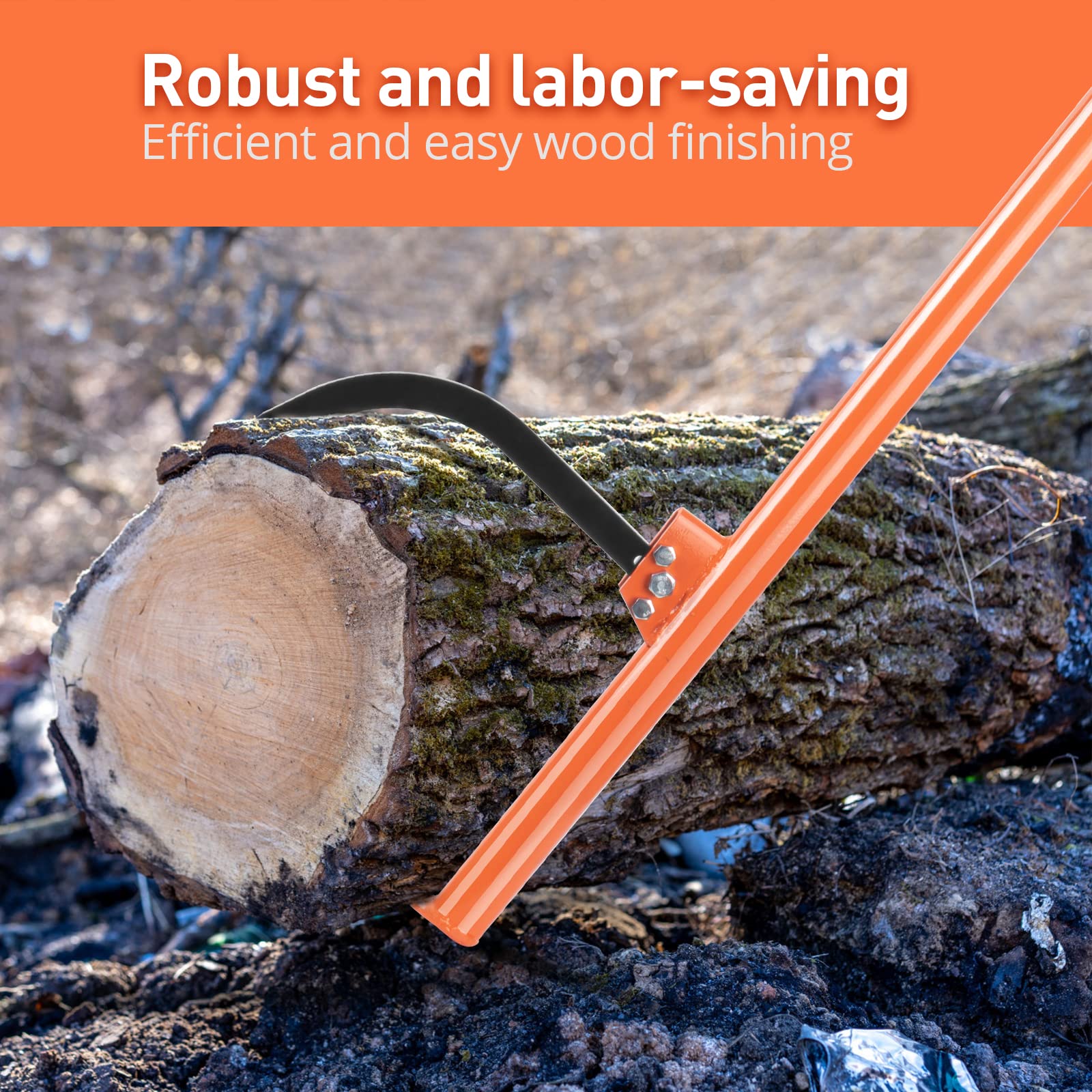 Steel Log Peavy / Cant Hook 47"/59" Log Peavy Logging Tool Log Roller ...