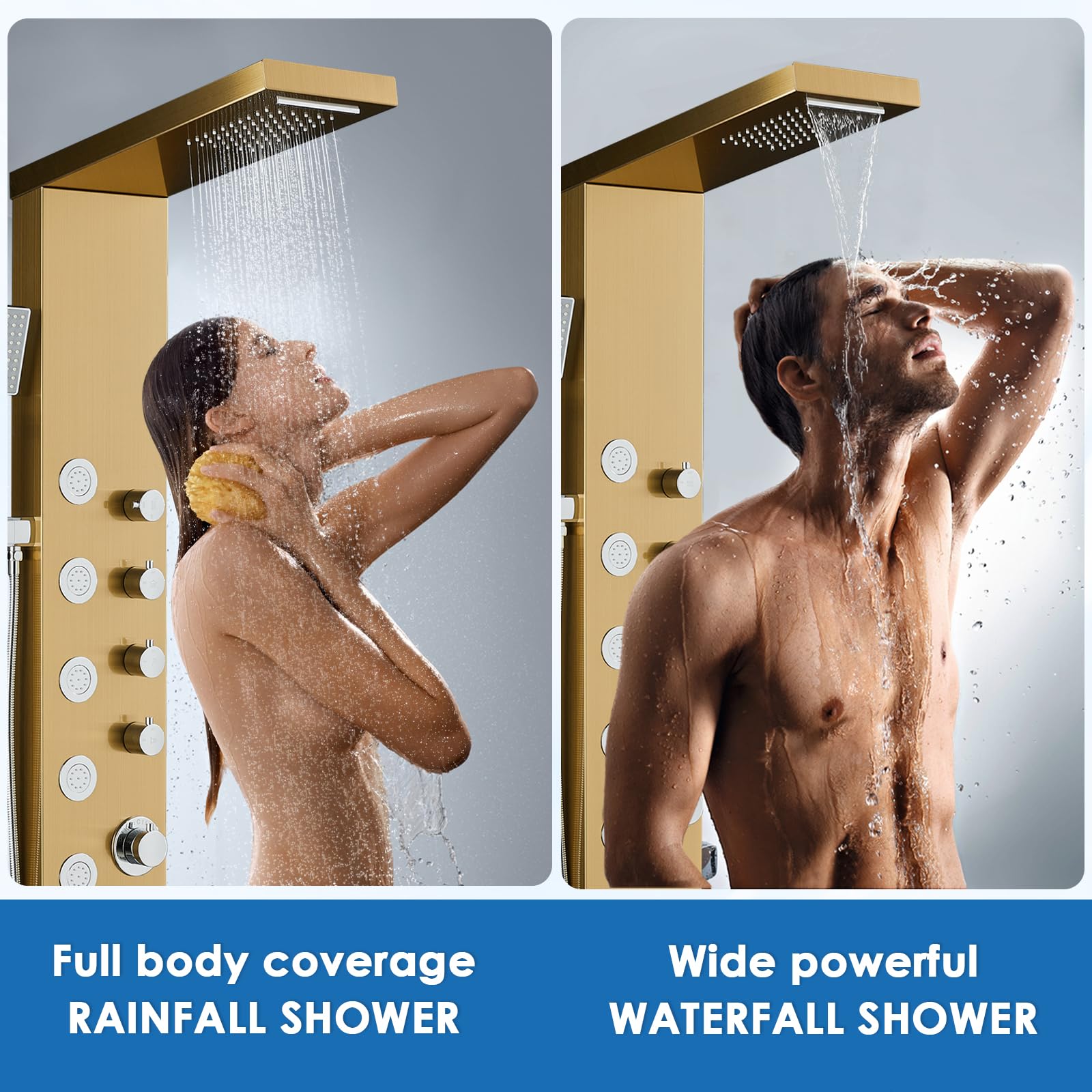 Snapklik.com : OUGOO Shower Panel Tower System