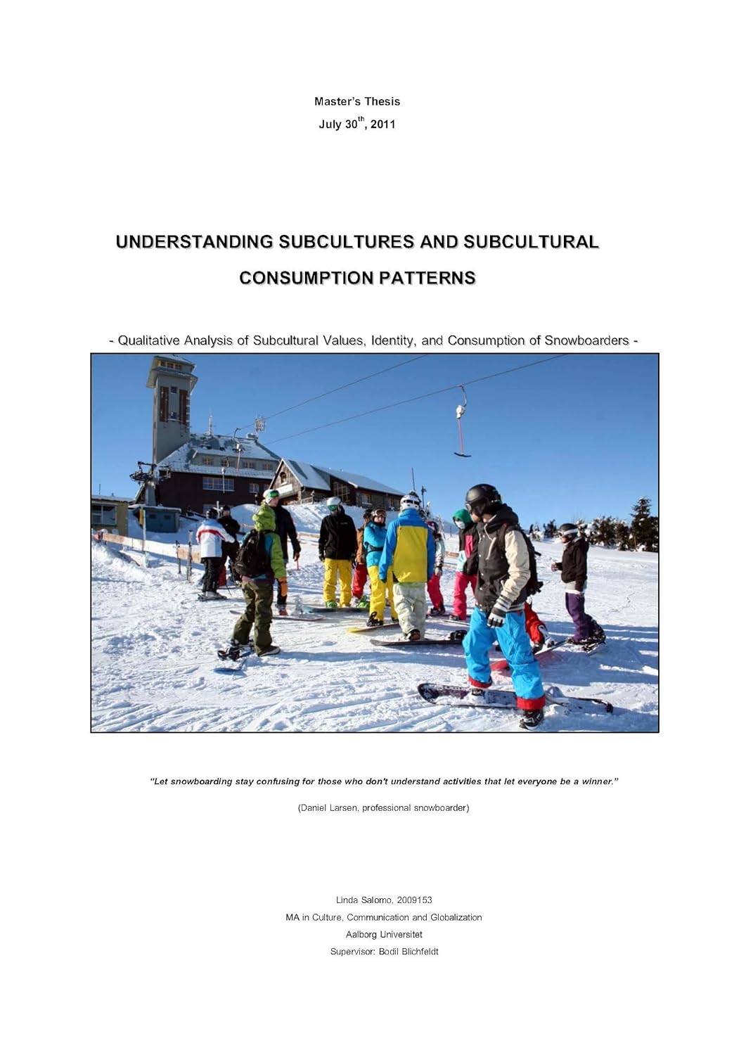Understanding Subcultures and Subcultural Consumption Patterns - A ...