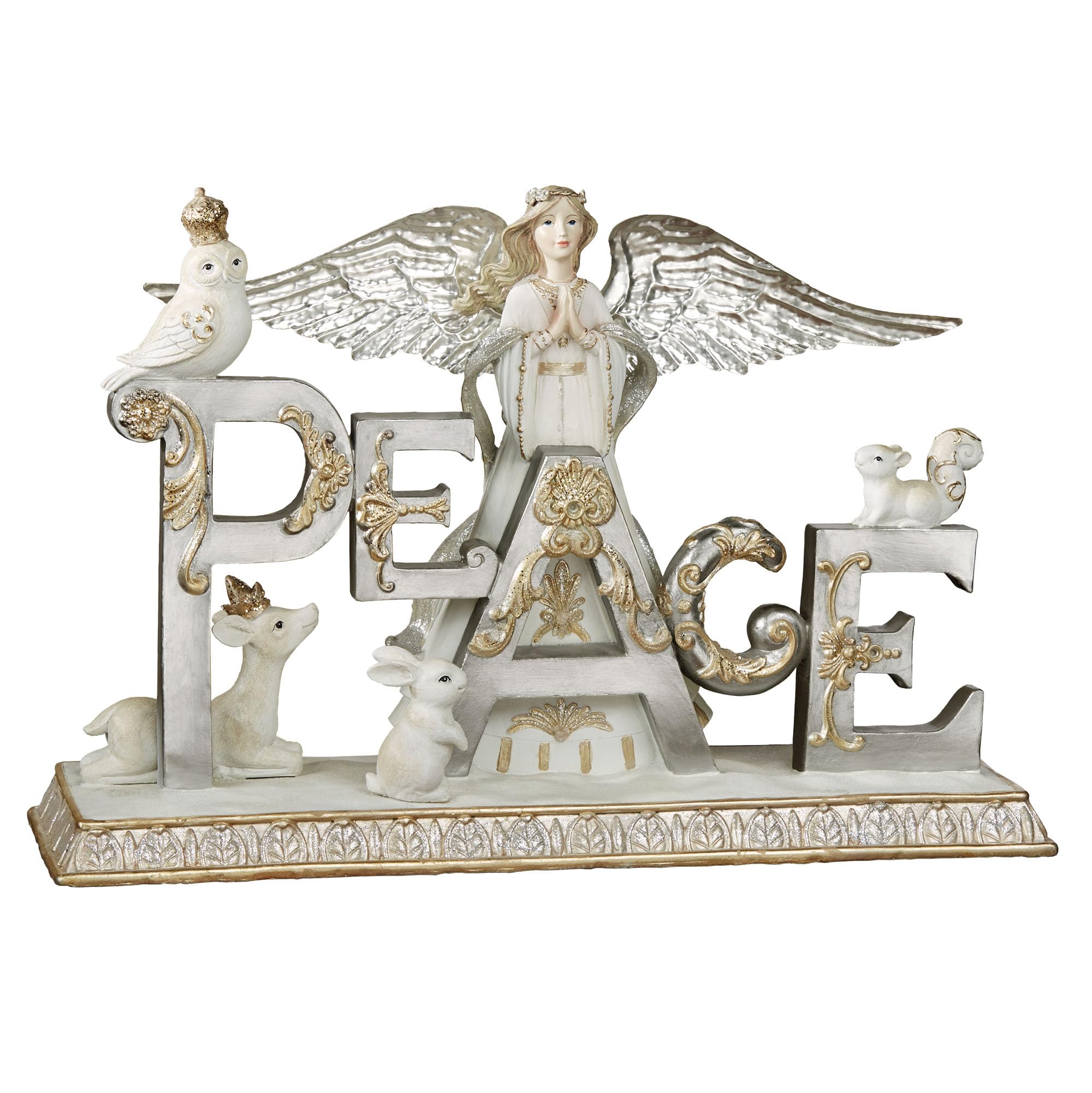 Amazon.com: Touch of Class Peace Angel Table Sculpture : Home & Kitchen